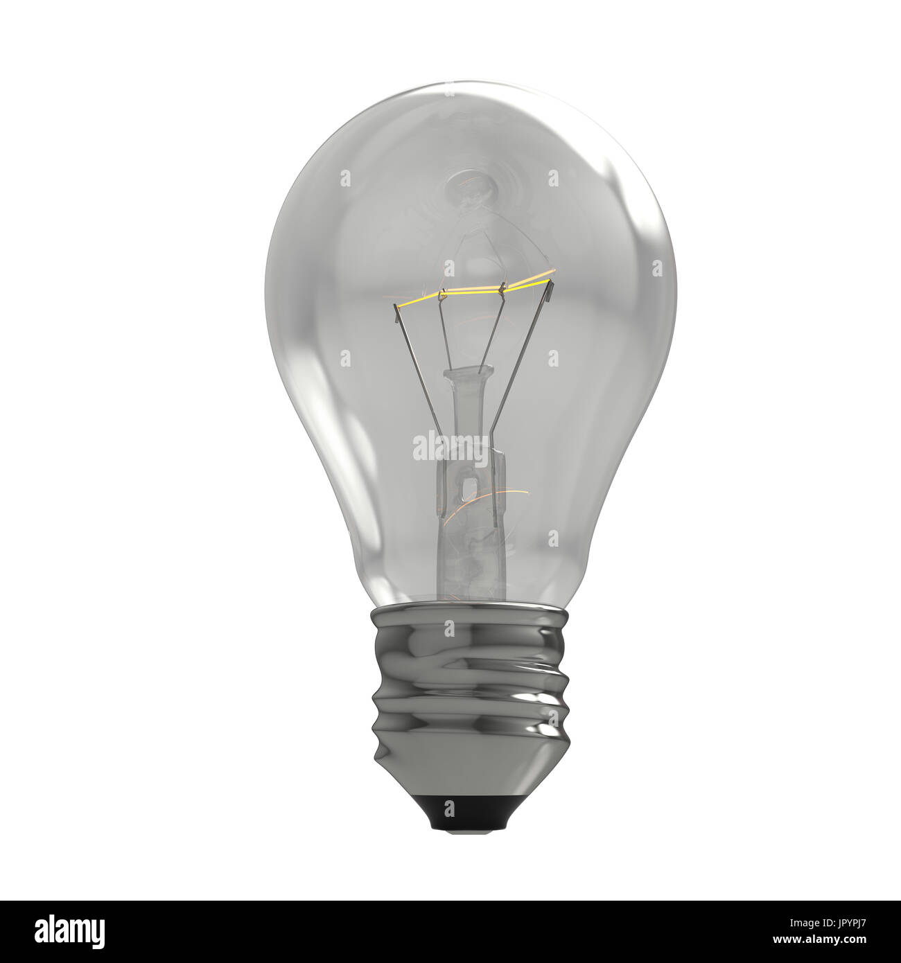 3D realistic render of bulb isolated on white background Stock Photo ...