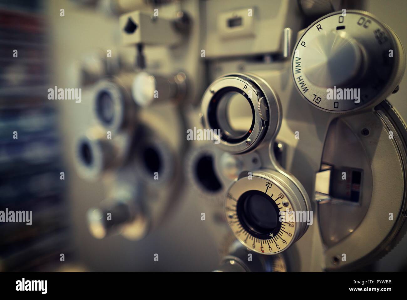 Ophthalmic Refractor 'Reichert' Stock Photo - Alamy