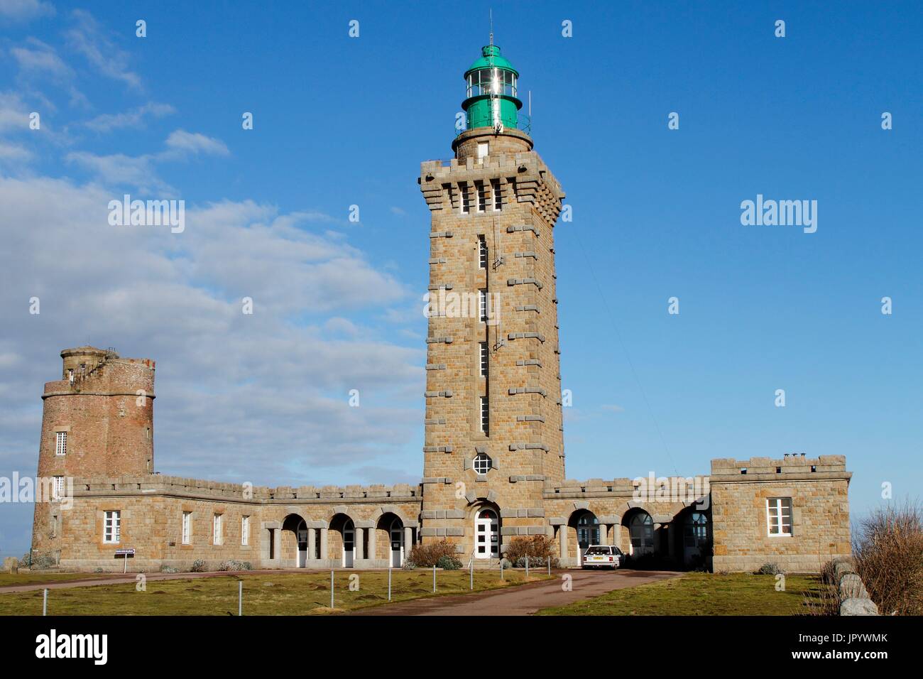 Lighthouse of Cap Frehel, Brittany, France Stock Photo - Alamy