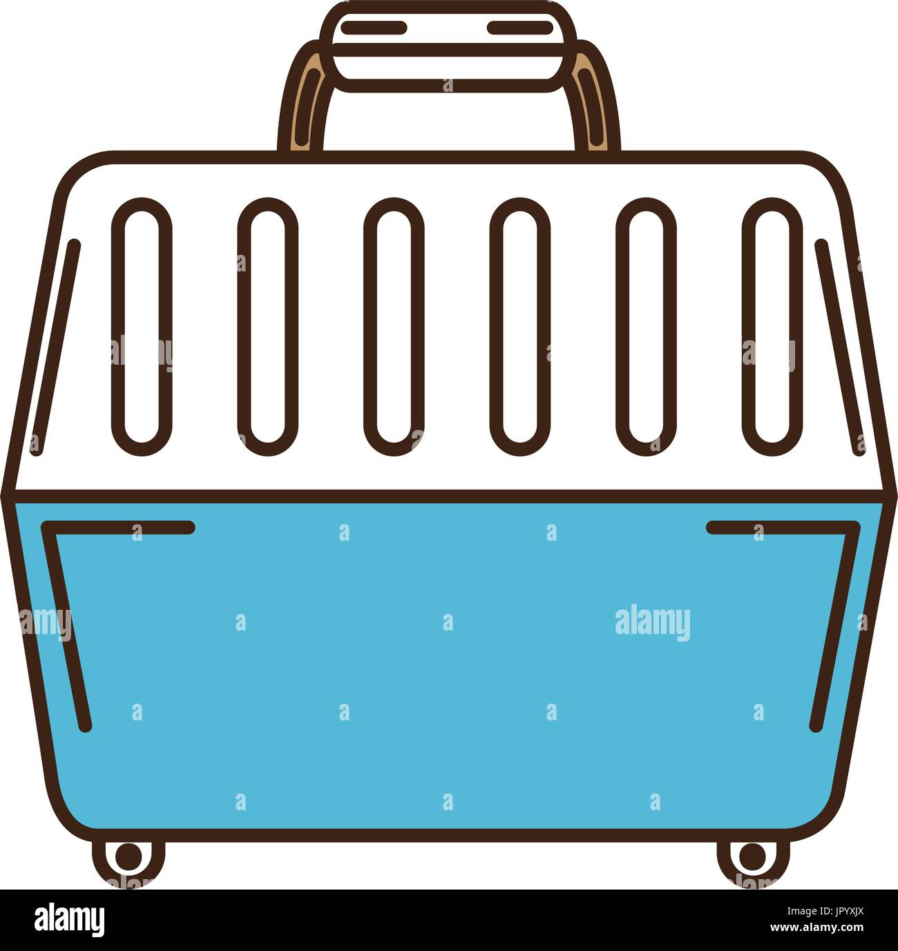 Plastic pet carrier safe Stock Vector Images - Alamy