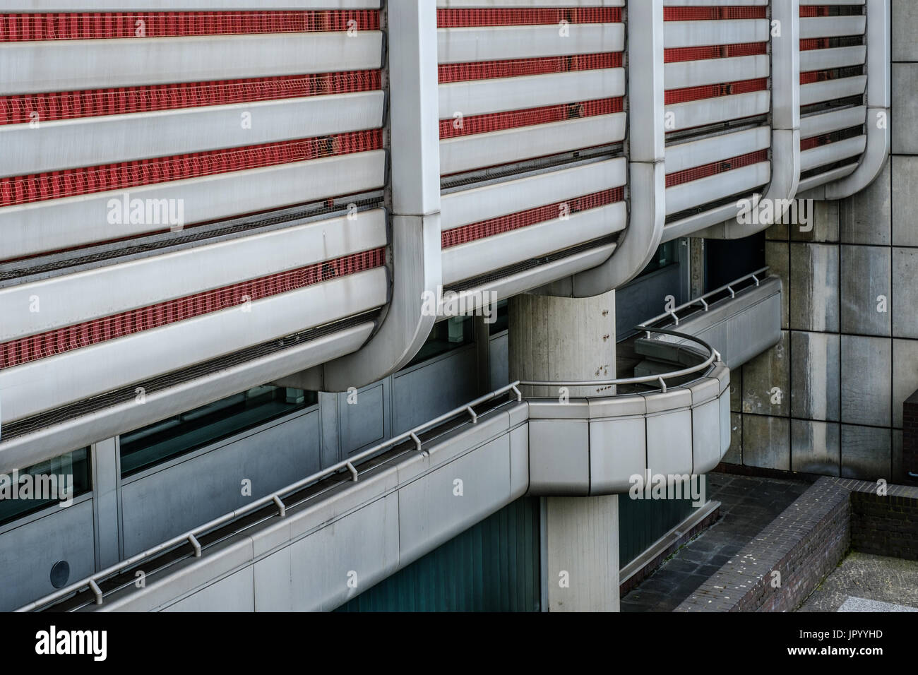 facade / building detail of the international congress center (icc) in ...