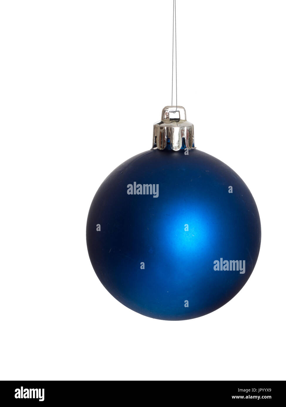 Satin finish ball, bauble isolated on white Stock Photo - Alamy