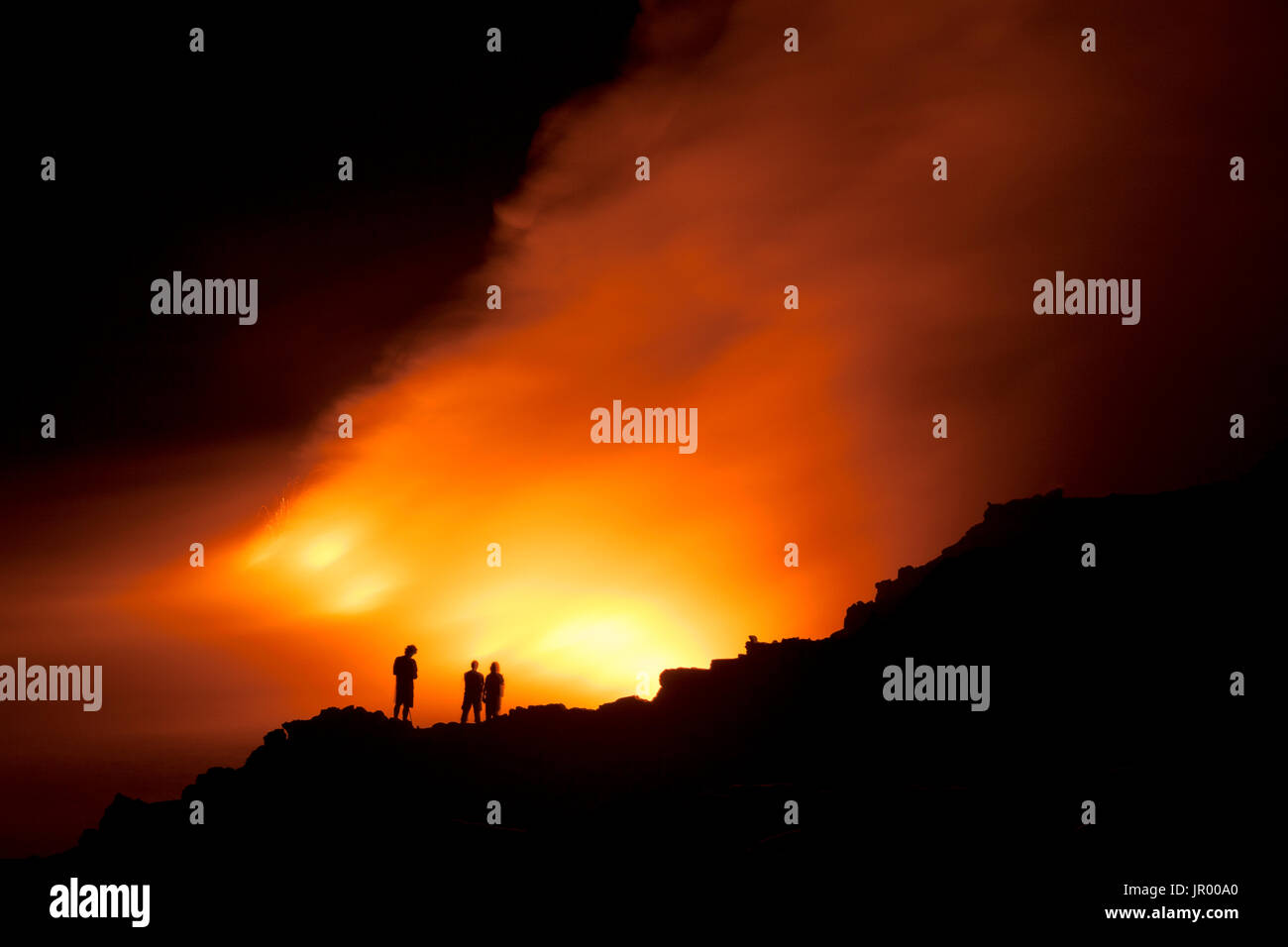 Hot lava flow people hi-res stock photography and images - Alamy