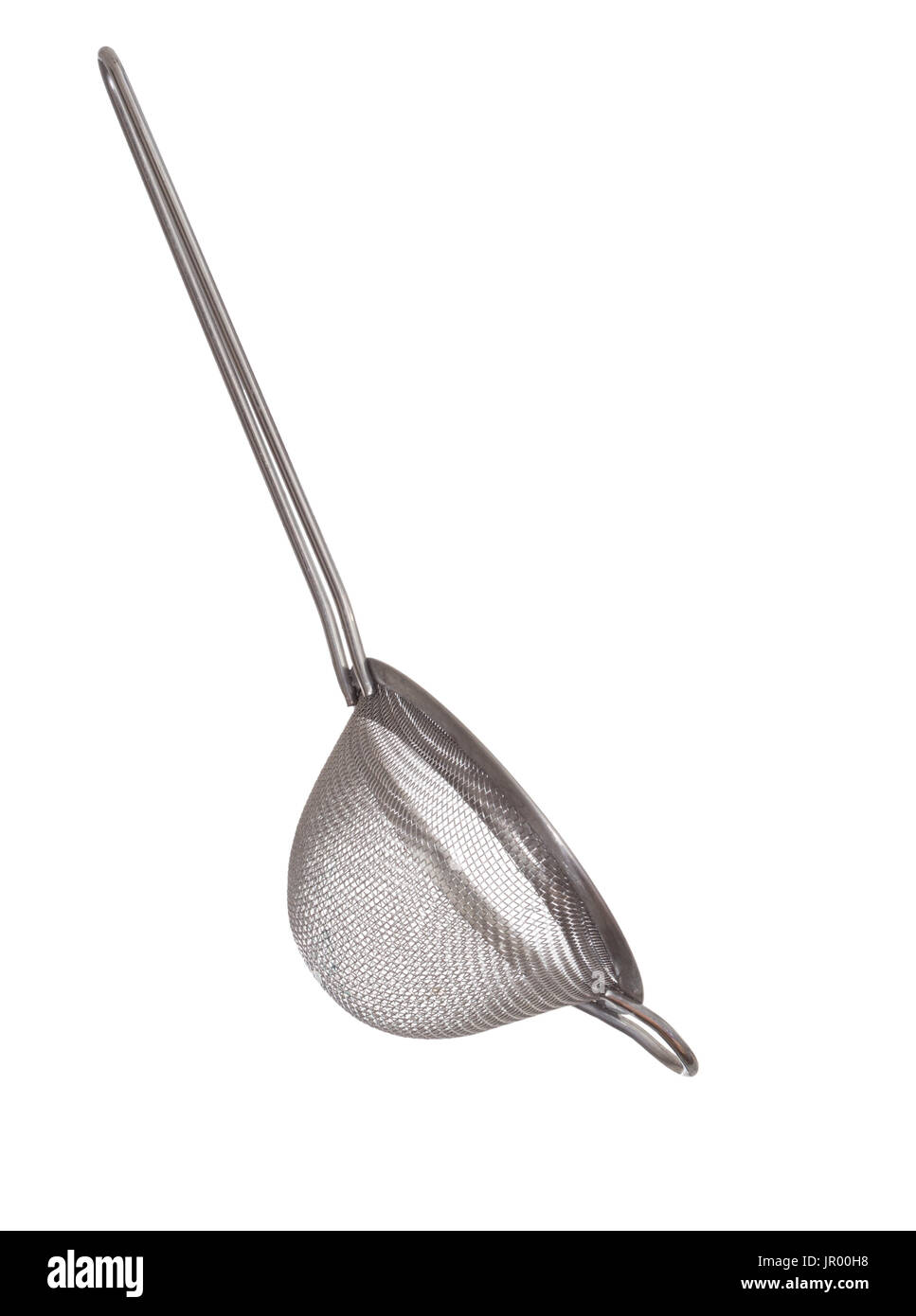 Tea strainer on white Stock Photo - Alamy