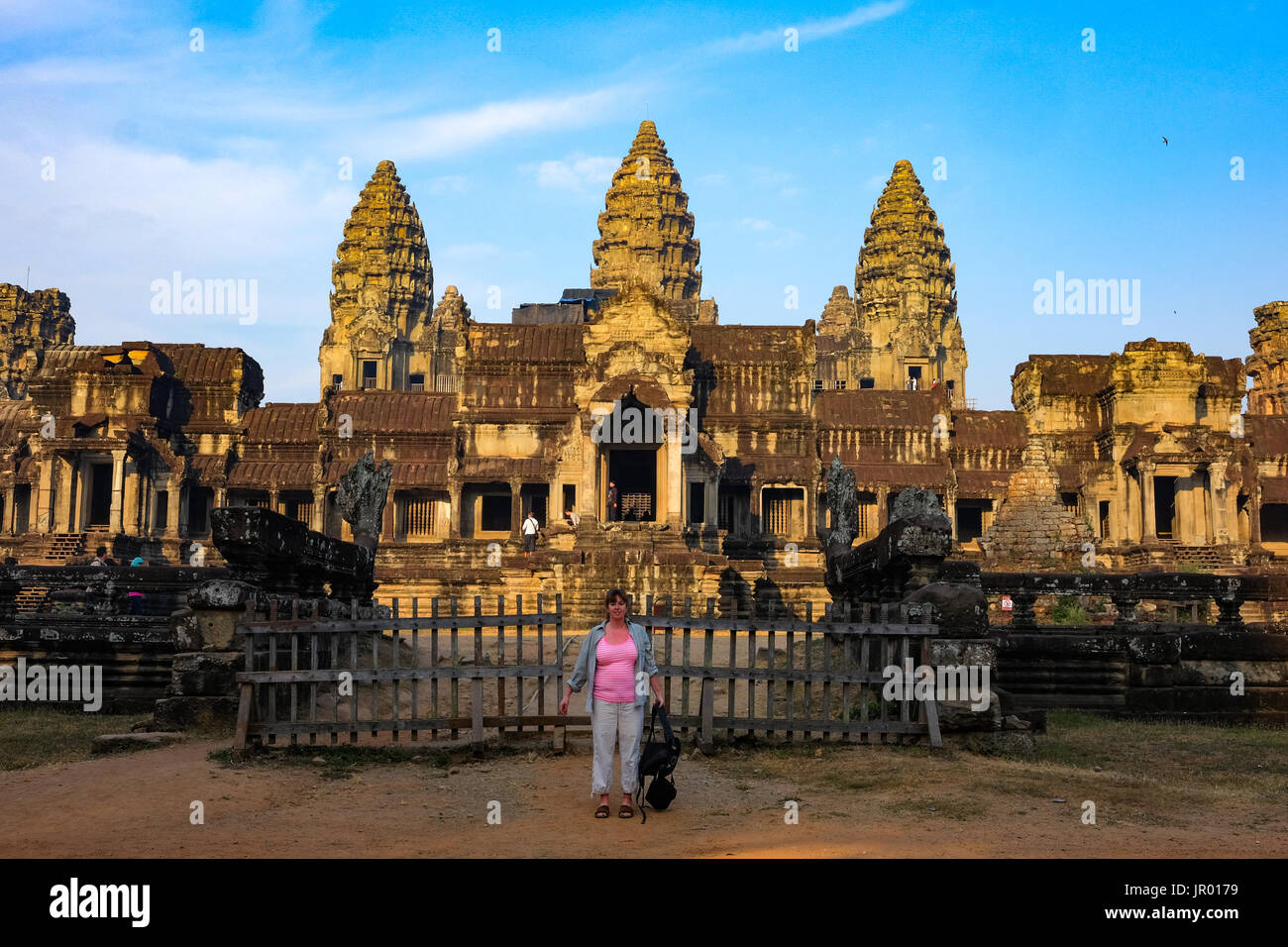 Temples at Angkor Wat Stock Photo - Alamy