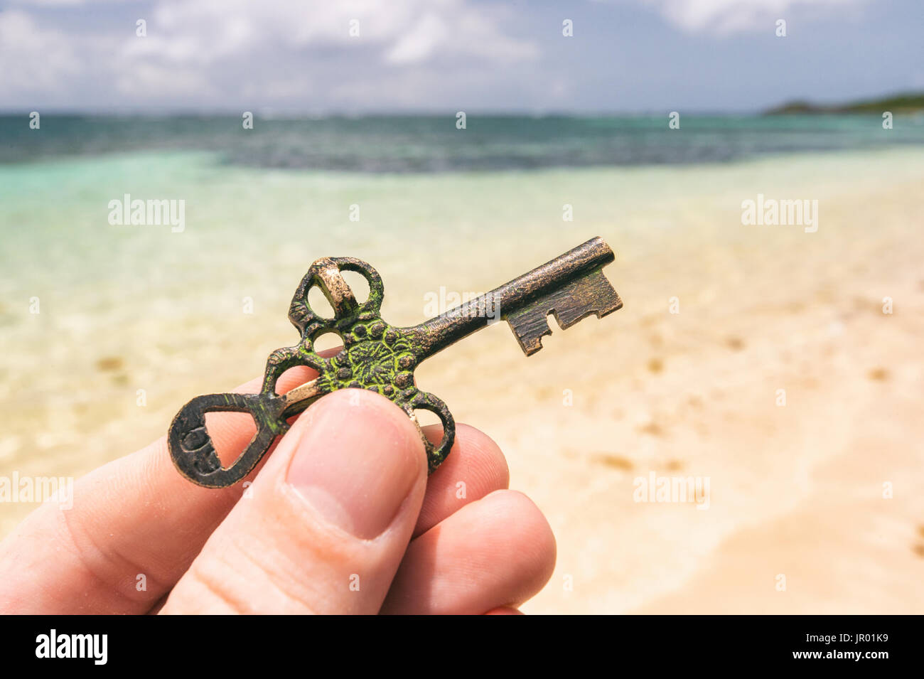 Treasure hunt blue hi-res stock photography and images - Alamy