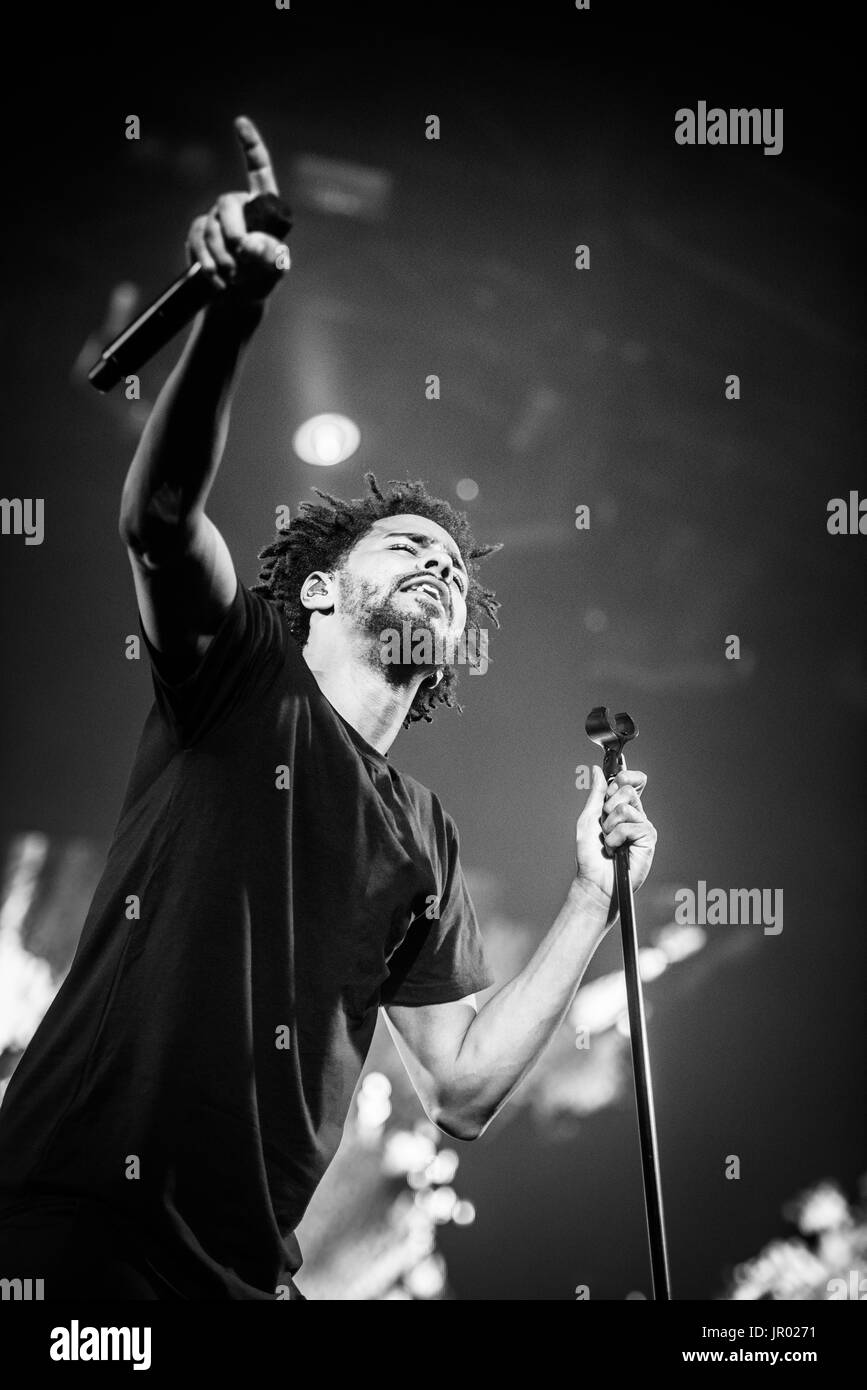 Rapper j cole Black and White Stock Photos & Images - Alamy