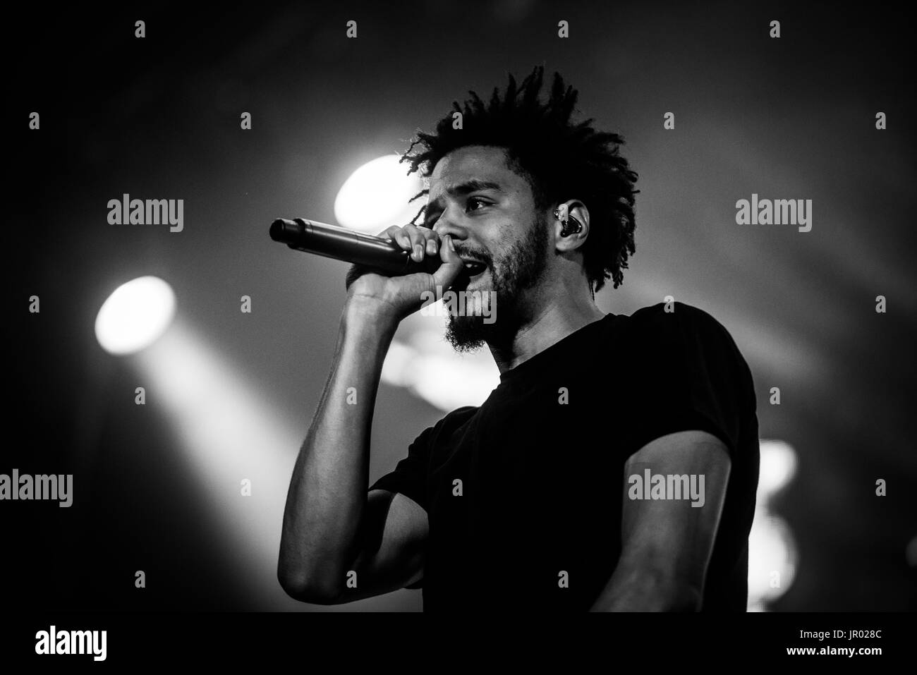 Rapper j cole Black and White Stock Photos & Images - Alamy