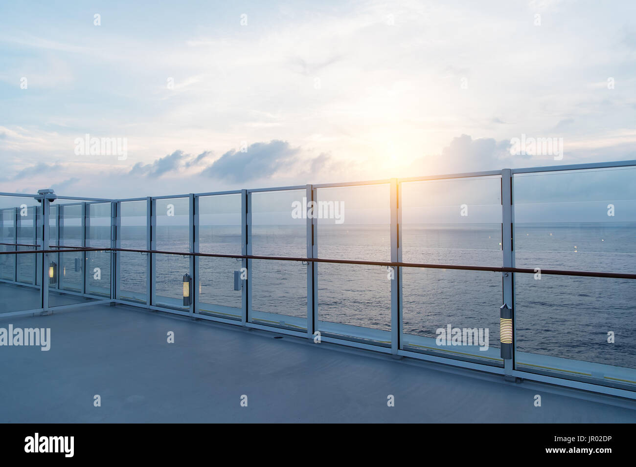 Sea view from cruise ship sailing Stock Photo - Alamy