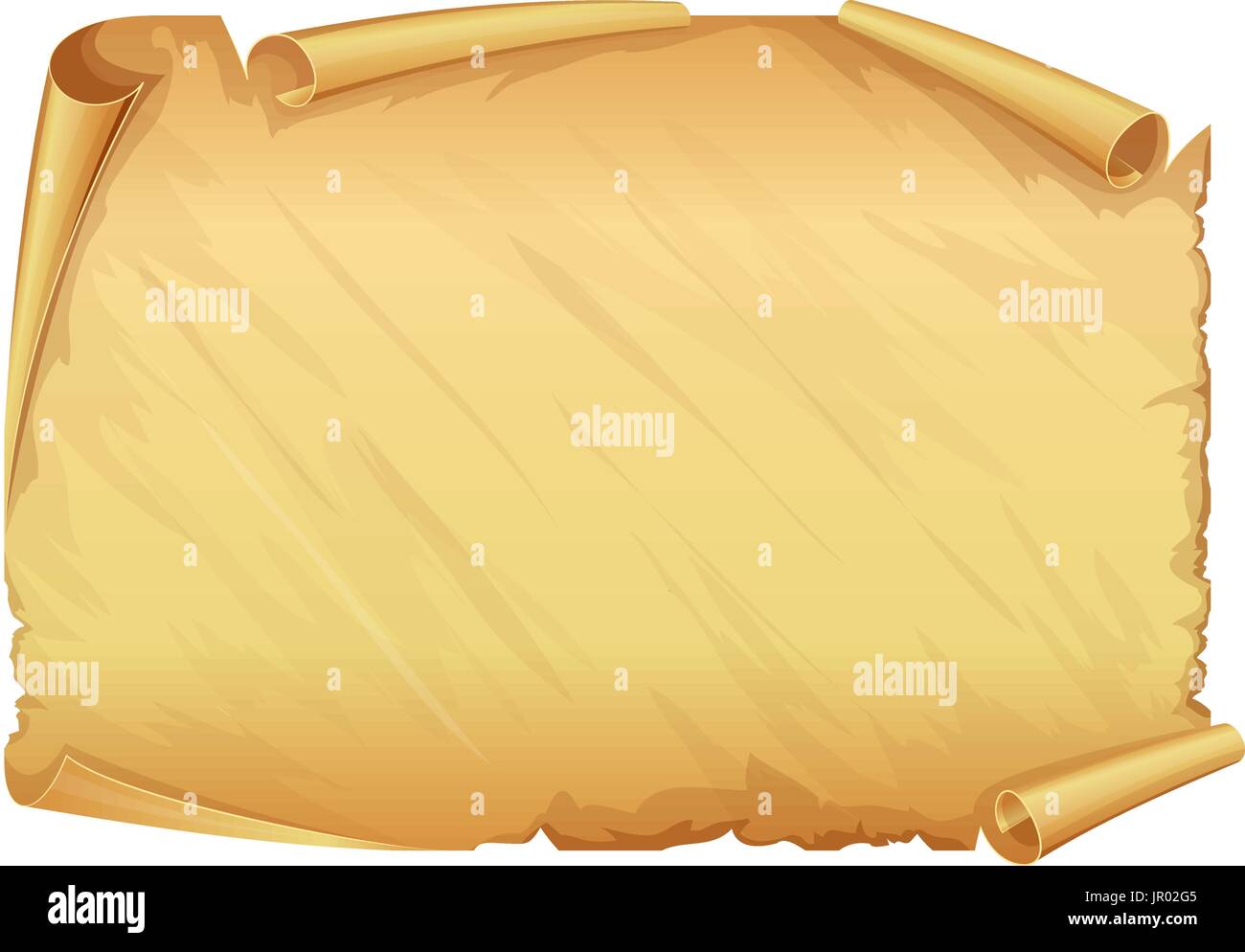Golden old scroll of parchment Stock Vector Image & Art - Alamy