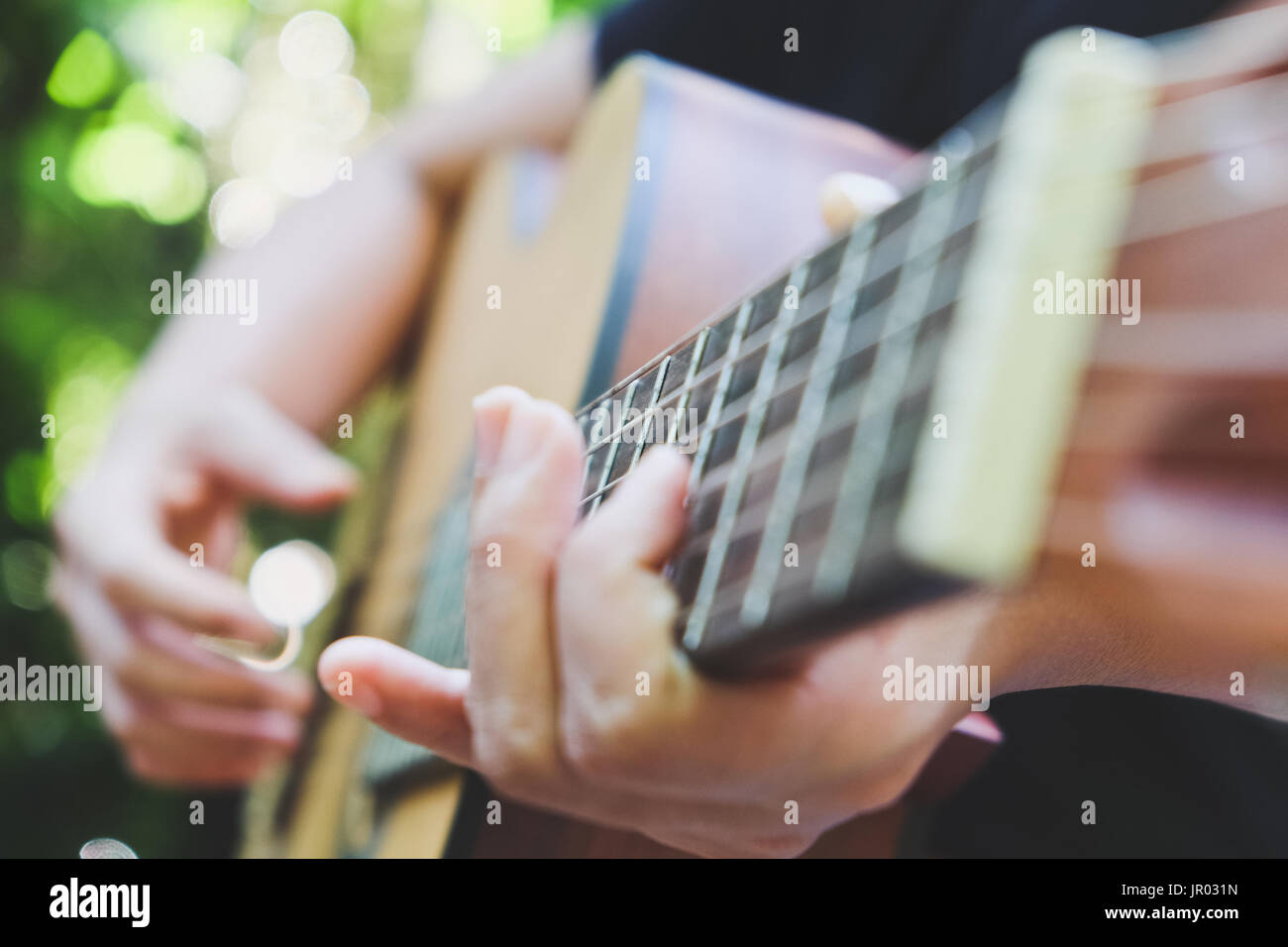 playing acoustic guitar background Stock Photo - Alamy