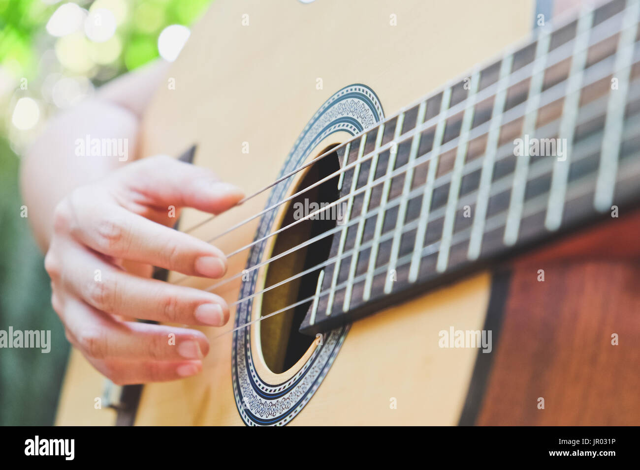 playing acoustic guitar background Stock Photo - Alamy