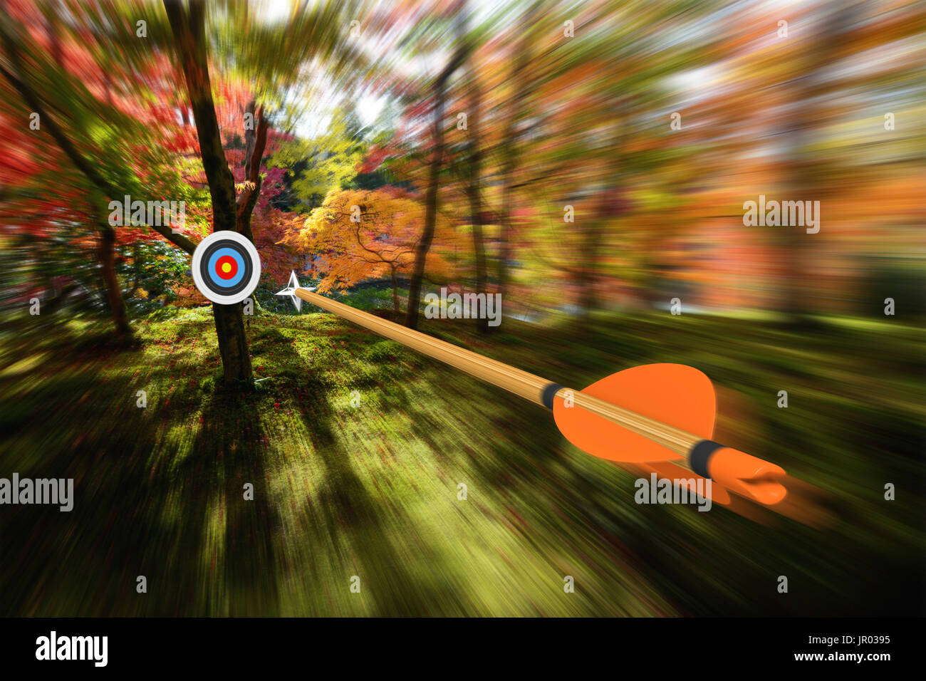 Arrow blur speed archery hi-res stock photography and images - Alamy