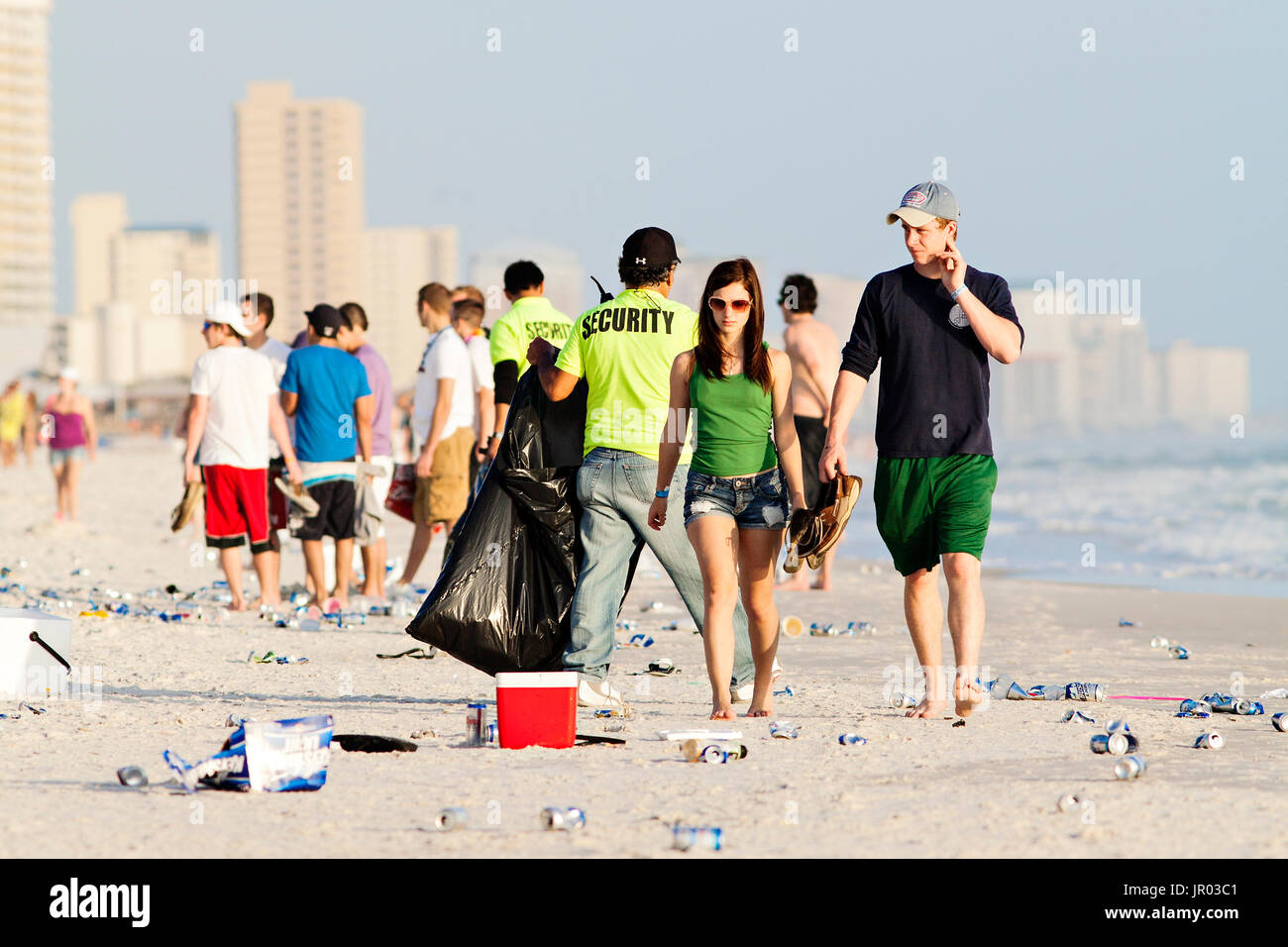 College students spring break beach hi-res stock photography and images ...
