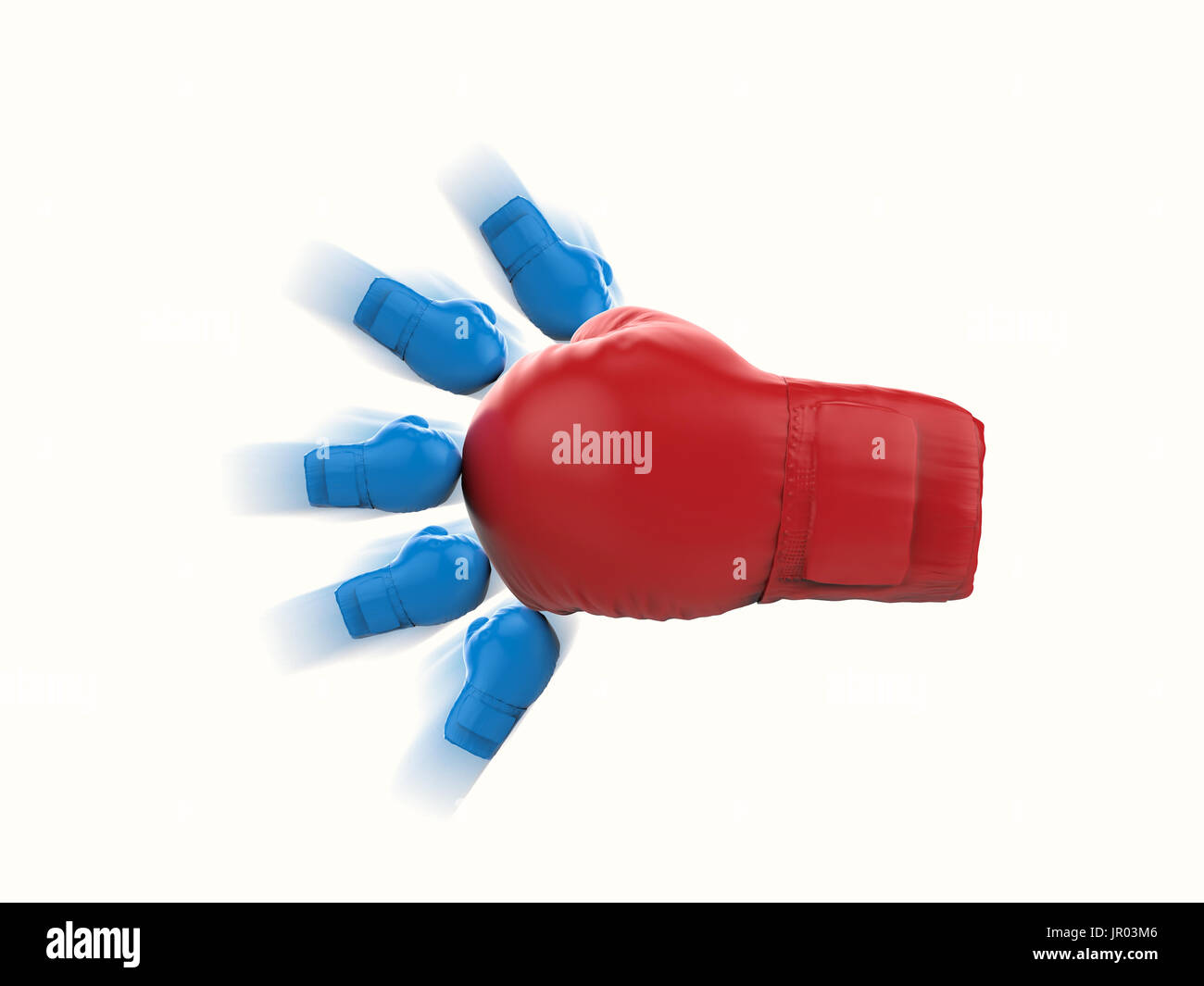 Red blue boxing gloves hi-res stock photography and images - Alamy