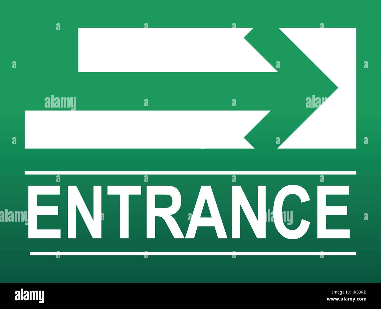 entrance to the right sign , rectangle sign, icon design, isolated on ...