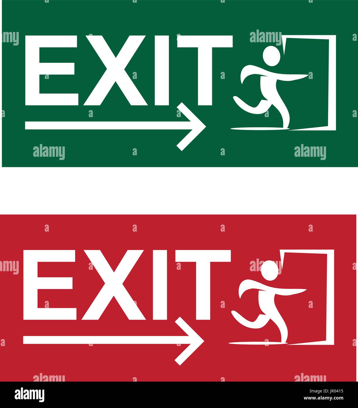 Emergency exit button Stock Vector Images - Alamy