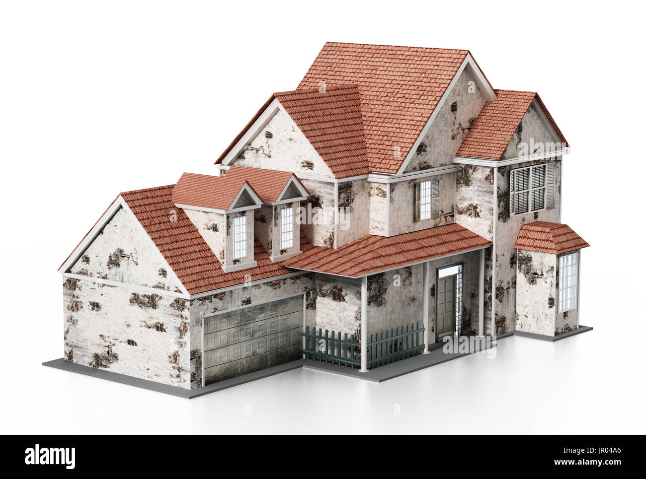 3d house exterior hi-res stock photography and images - Alamy