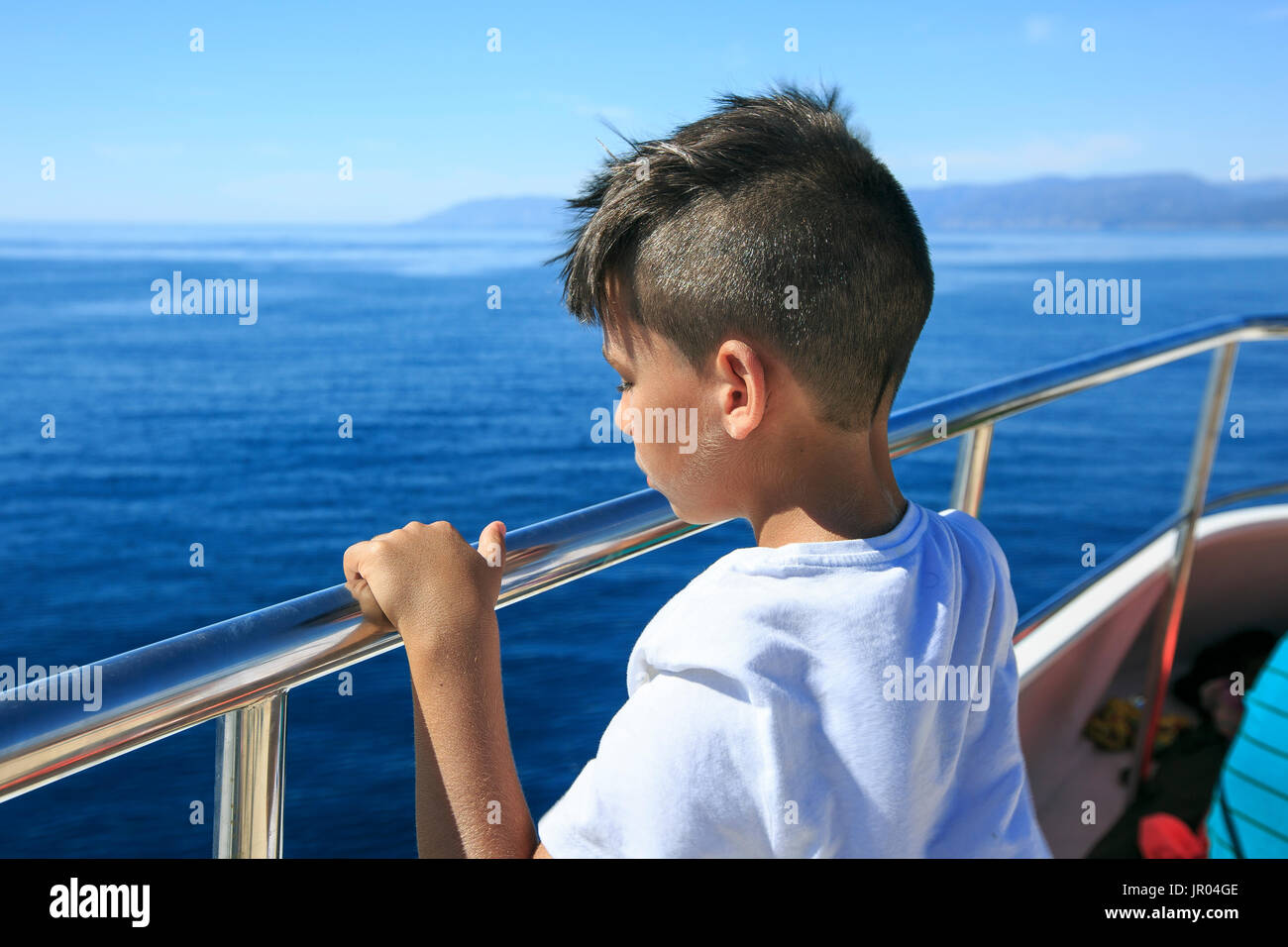 Cruise Ship Woman Rail Stock Photos & Cruise Ship Woman Rail Stock ...