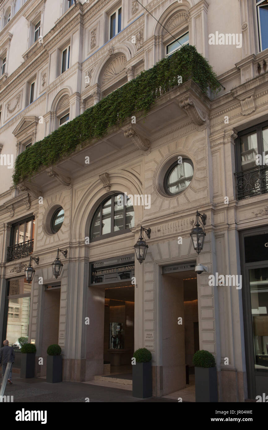park hyatt milano Stock Photo - Alamy