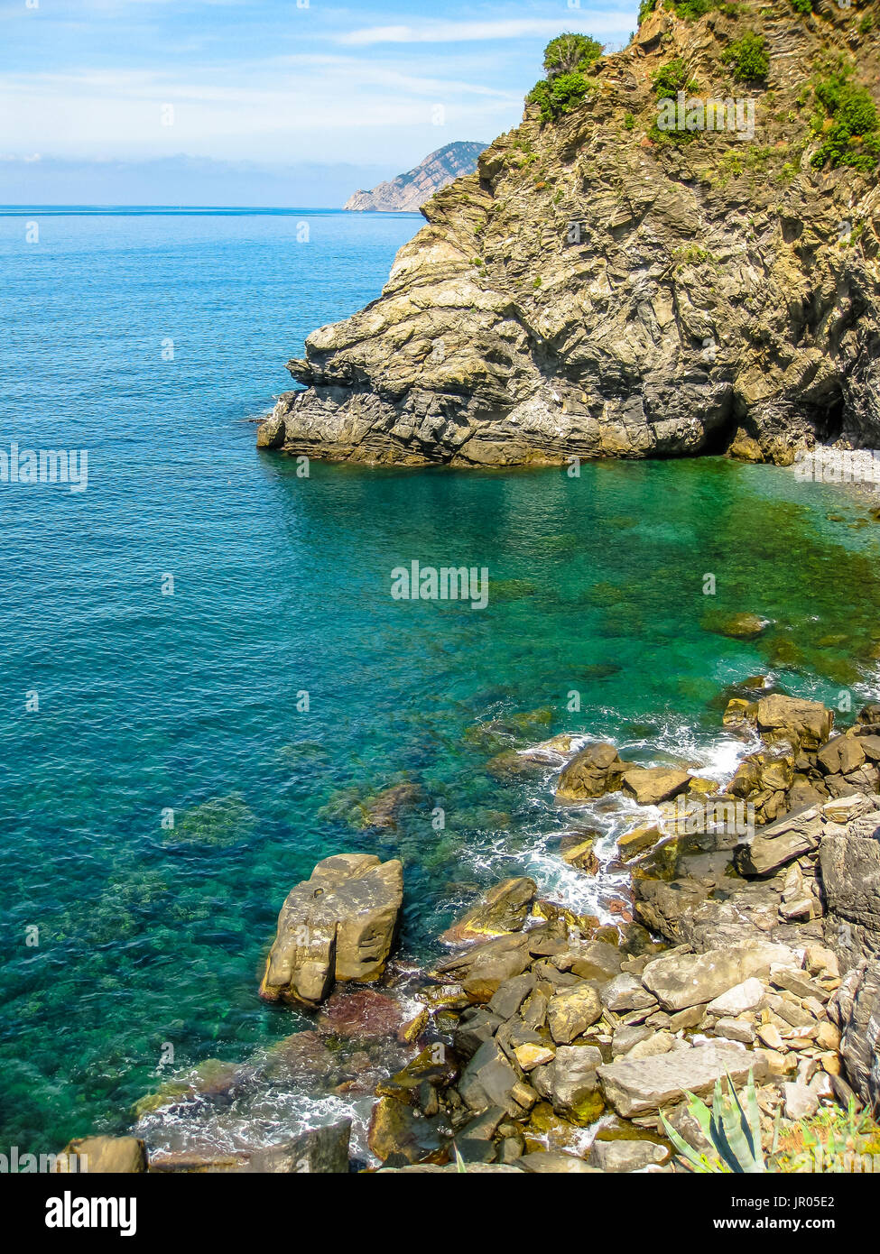 Ligurian Coast hiking Stock Photo - Alamy