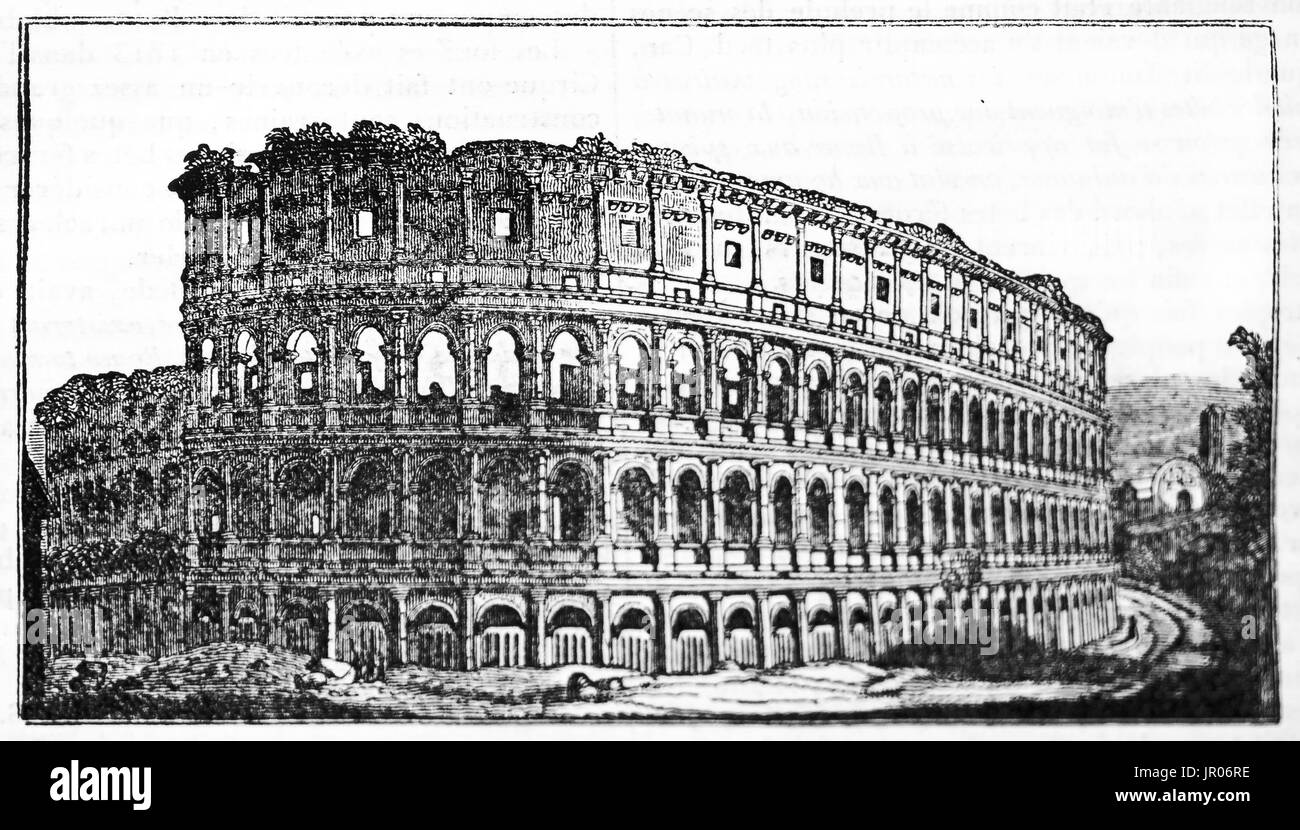 The colosseum etching hi-res stock photography and images - Alamy