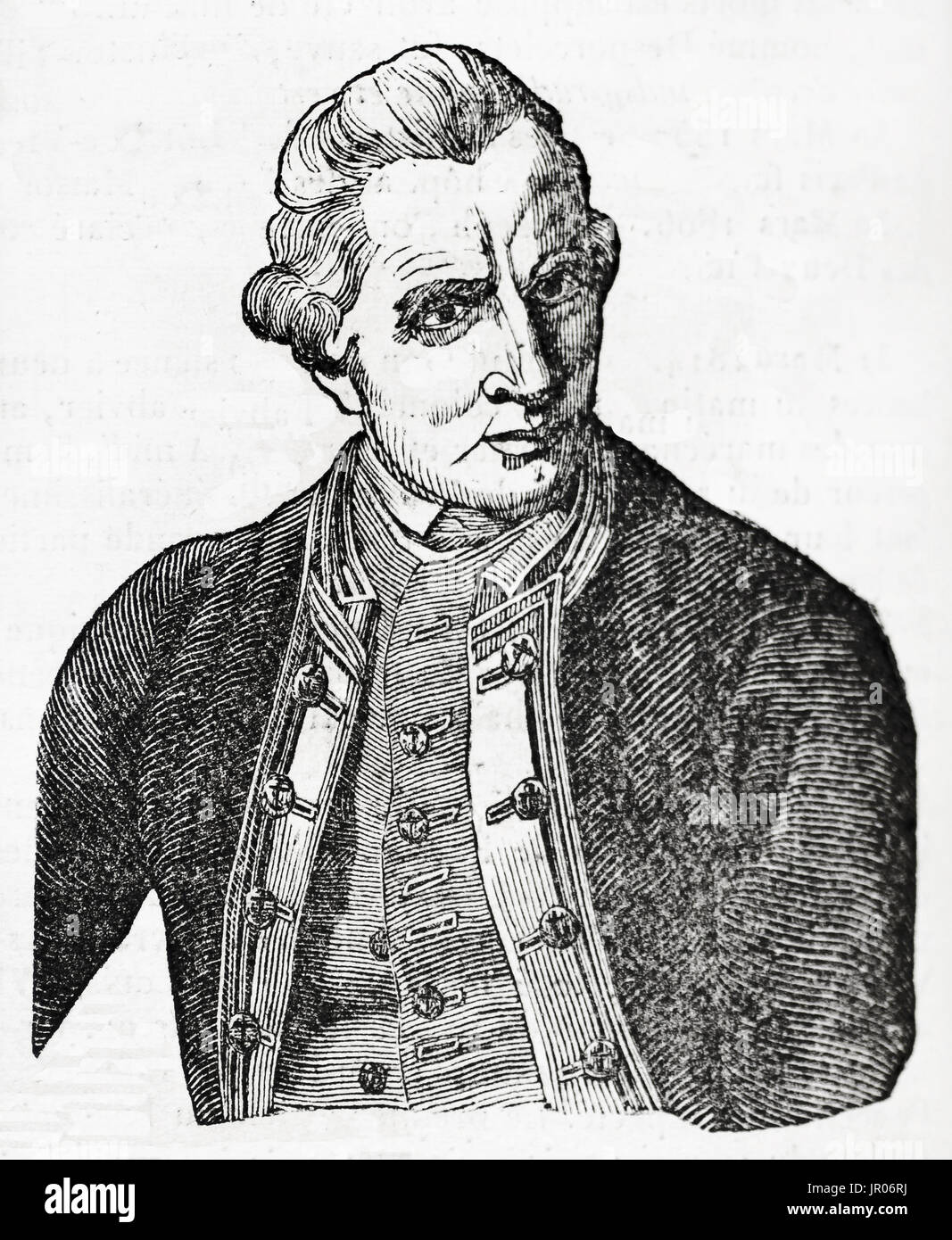 Captain cook illustration portrait hi-res stock photography and images ...