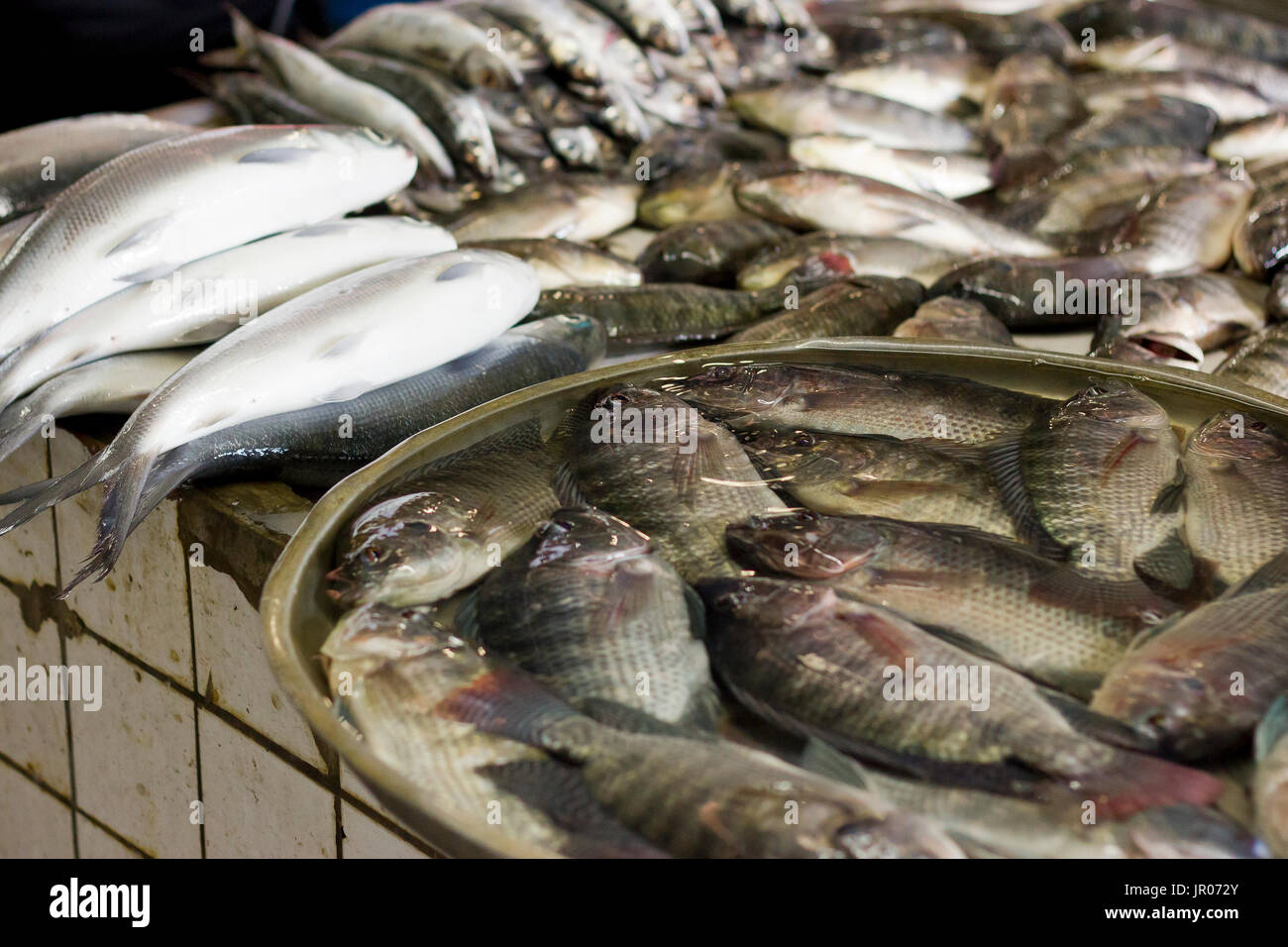 Open market in the Philippines Stock Photo - Alamy