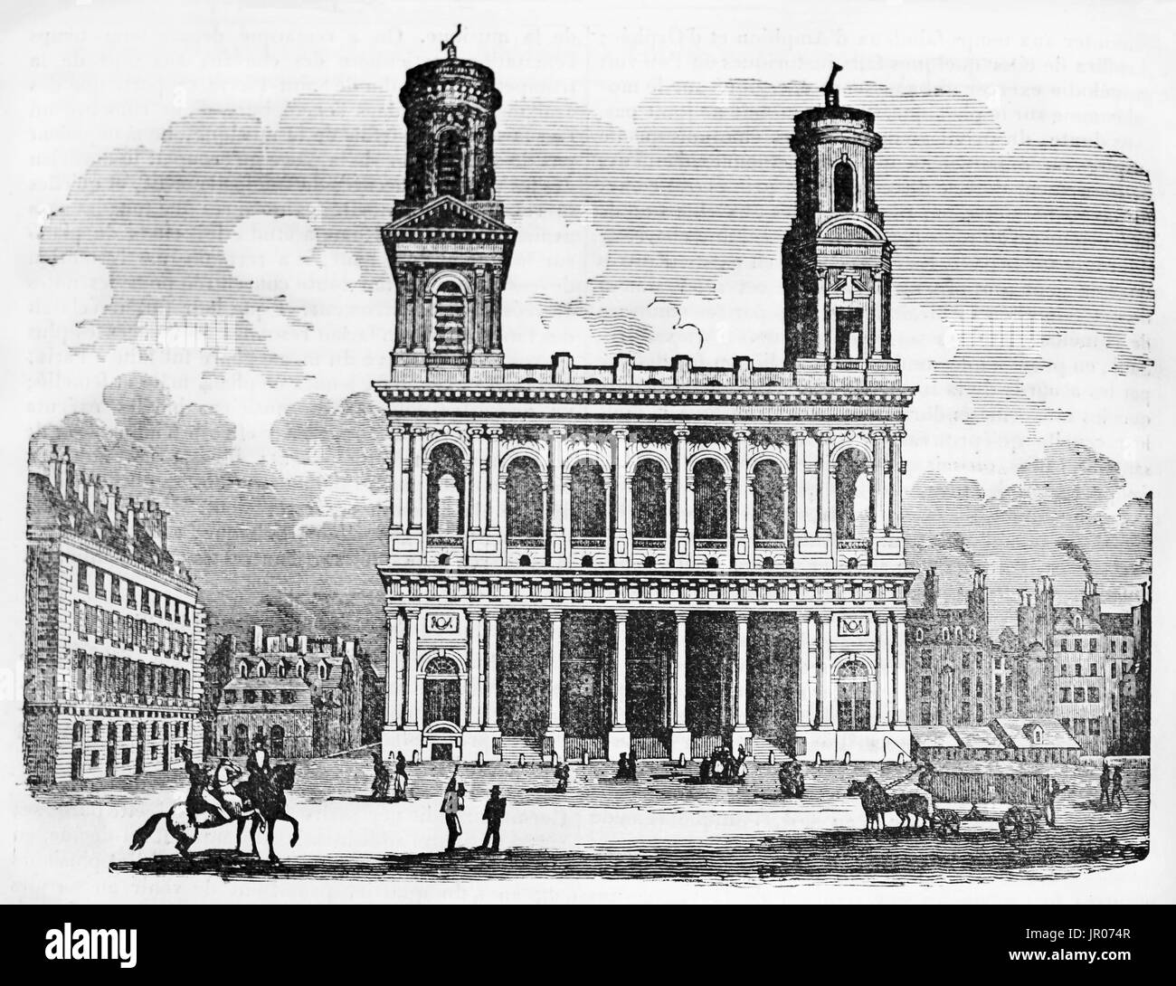 Saint sulpice paris Black and White Stock Photos & Images - Alamy