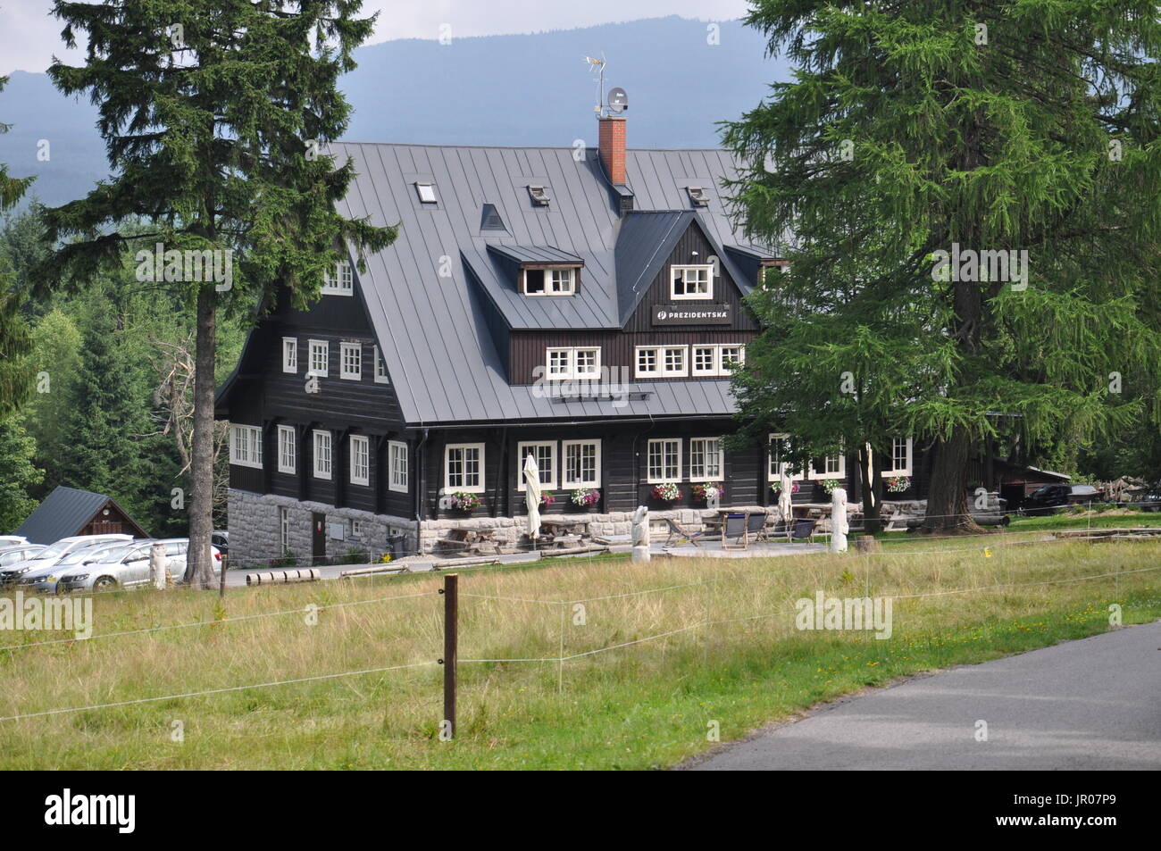 Presidential cottage, Jizera Mountains Stock Photo - Alamy