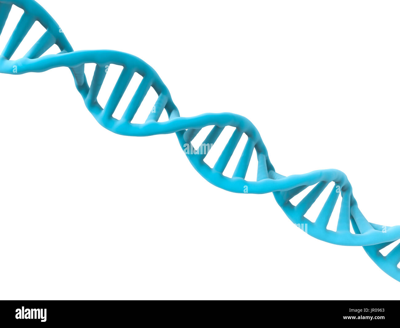 3d rendering dna structure or dna helix on white background Stock Photo ...