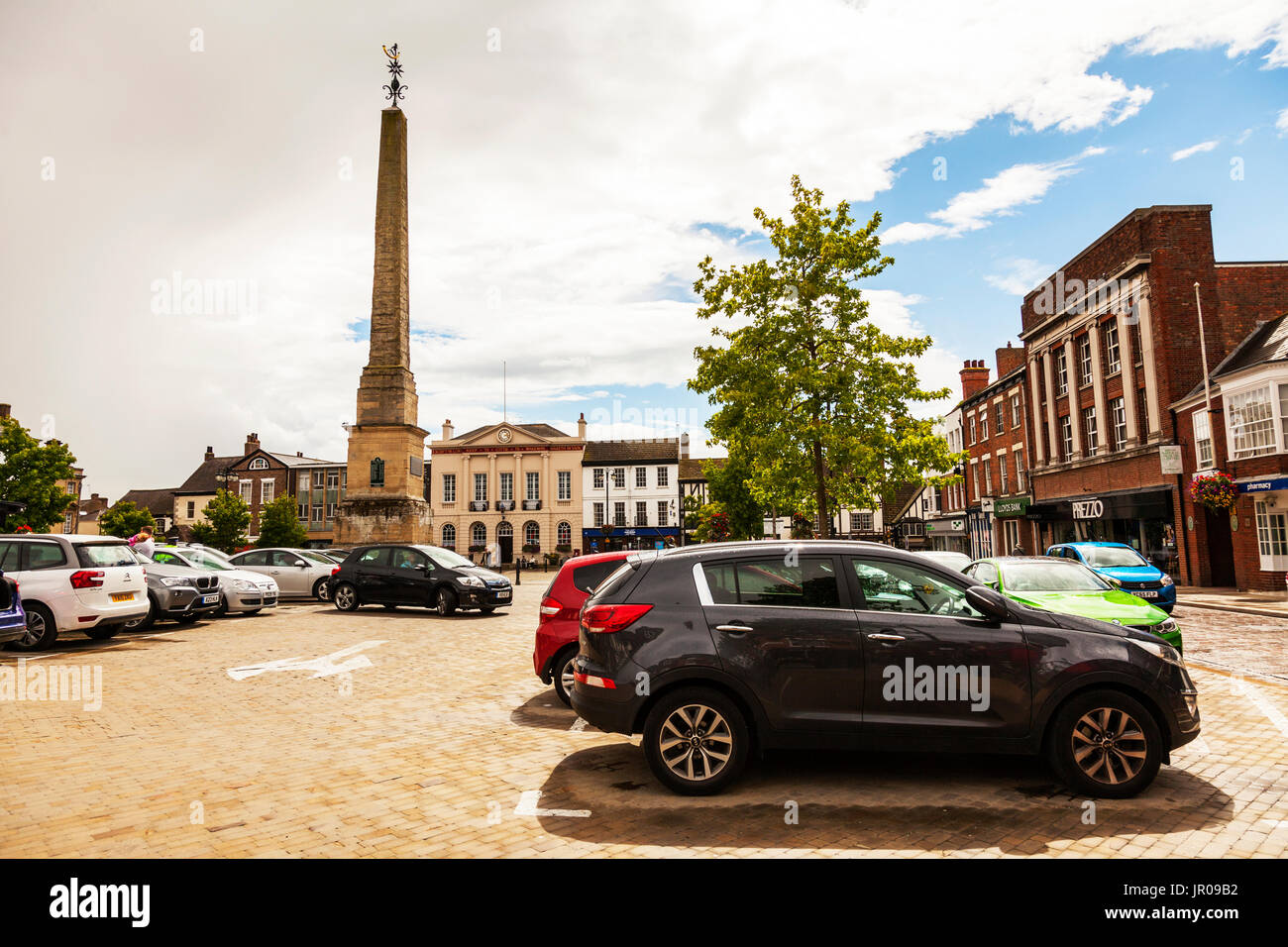 Ripon City, Ripon market square, Ripon city centre, Ripon Yorkshire UK ...