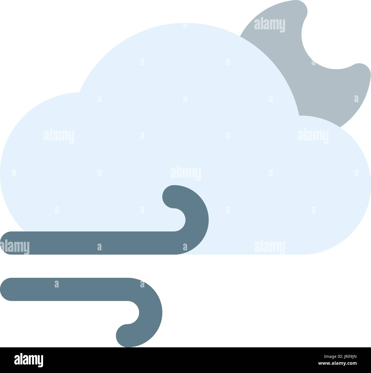 cloudy wind night Stock Vector Image & Art - Alamy