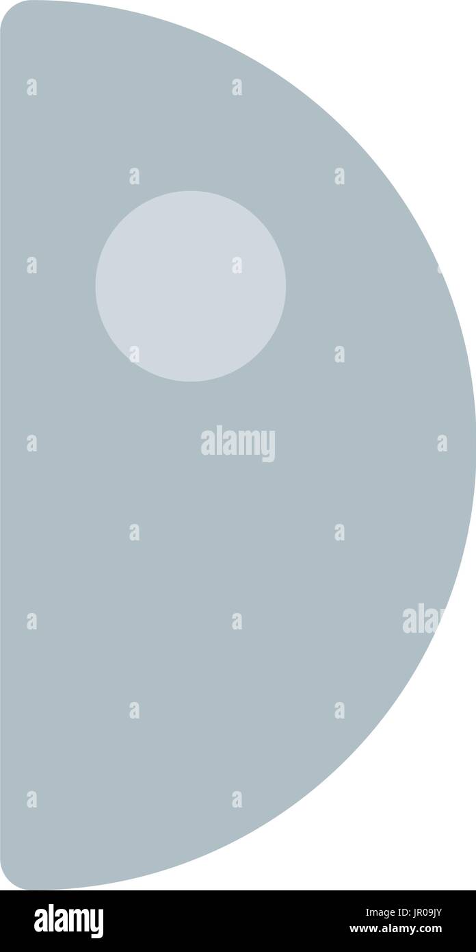 first quarter moon Stock Vector Image & Art - Alamy