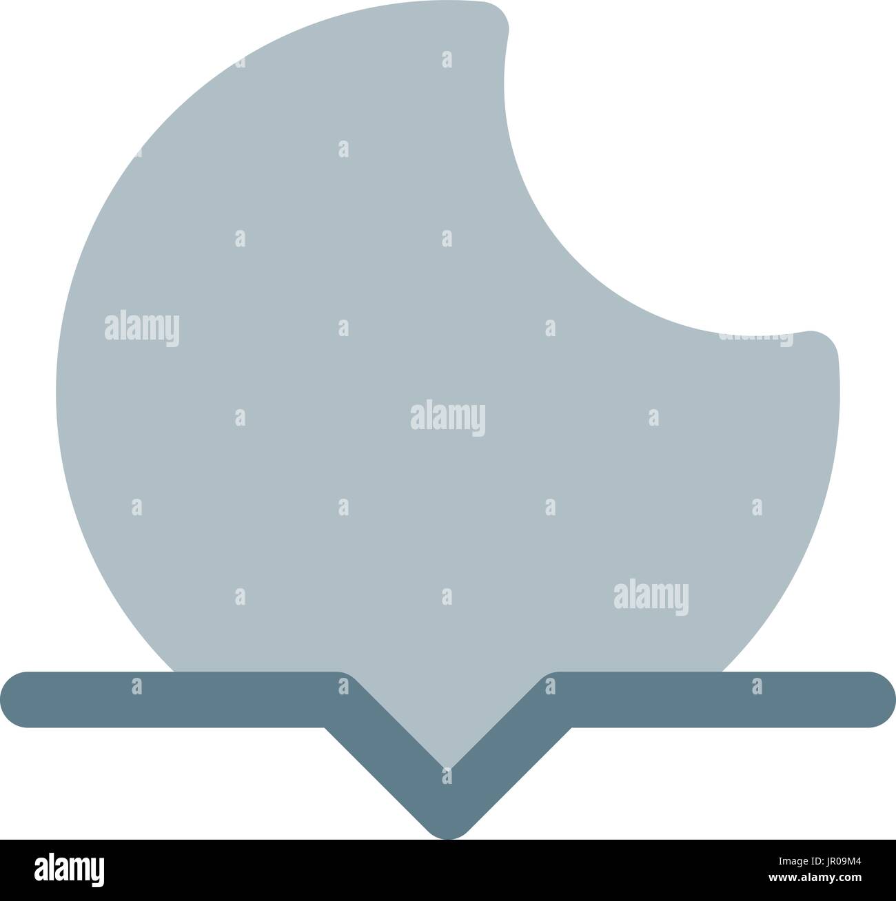 Moon moonset Stock Vector Images - Alamy