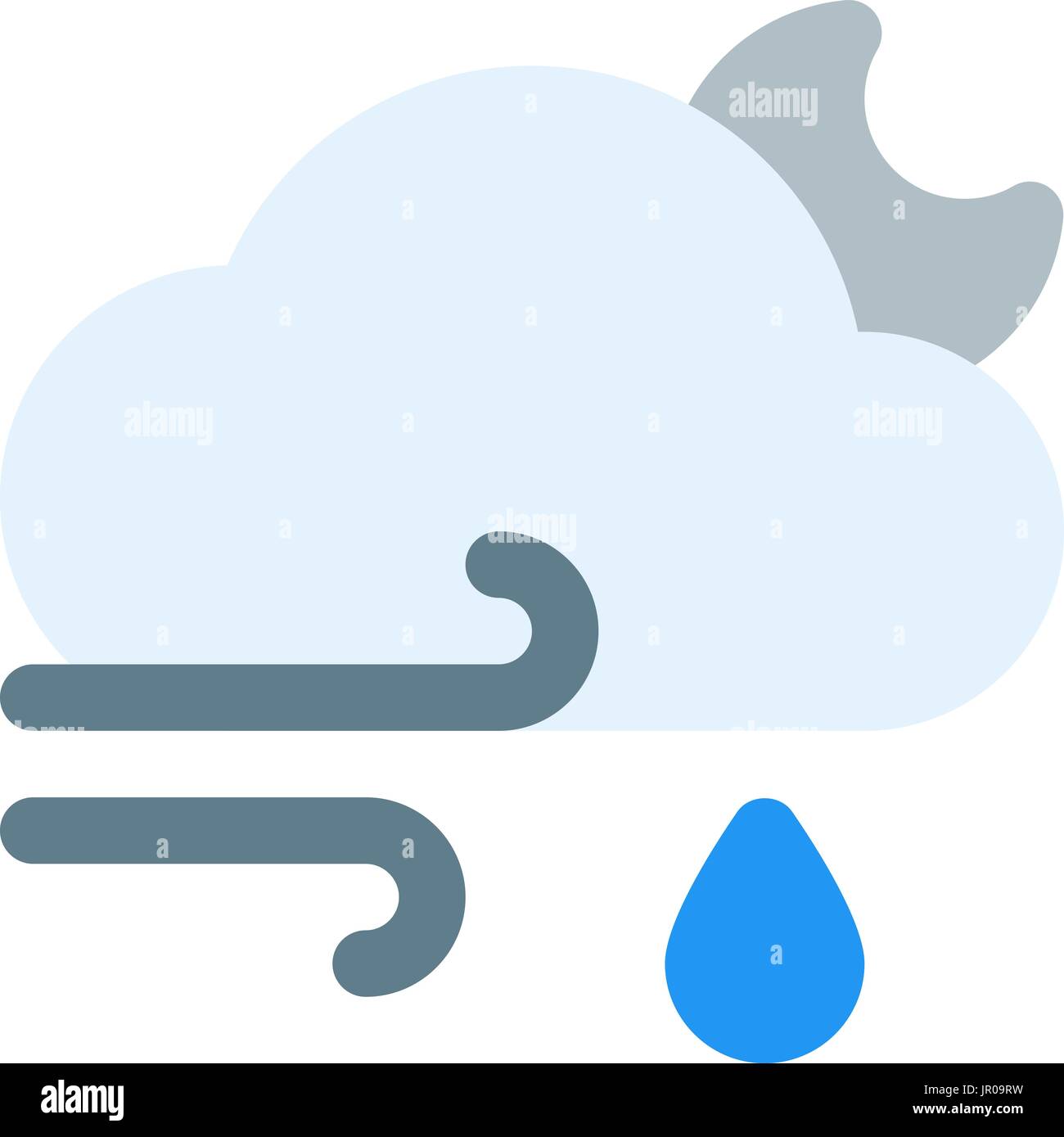Weather rainy night time Stock Vector Images - Alamy