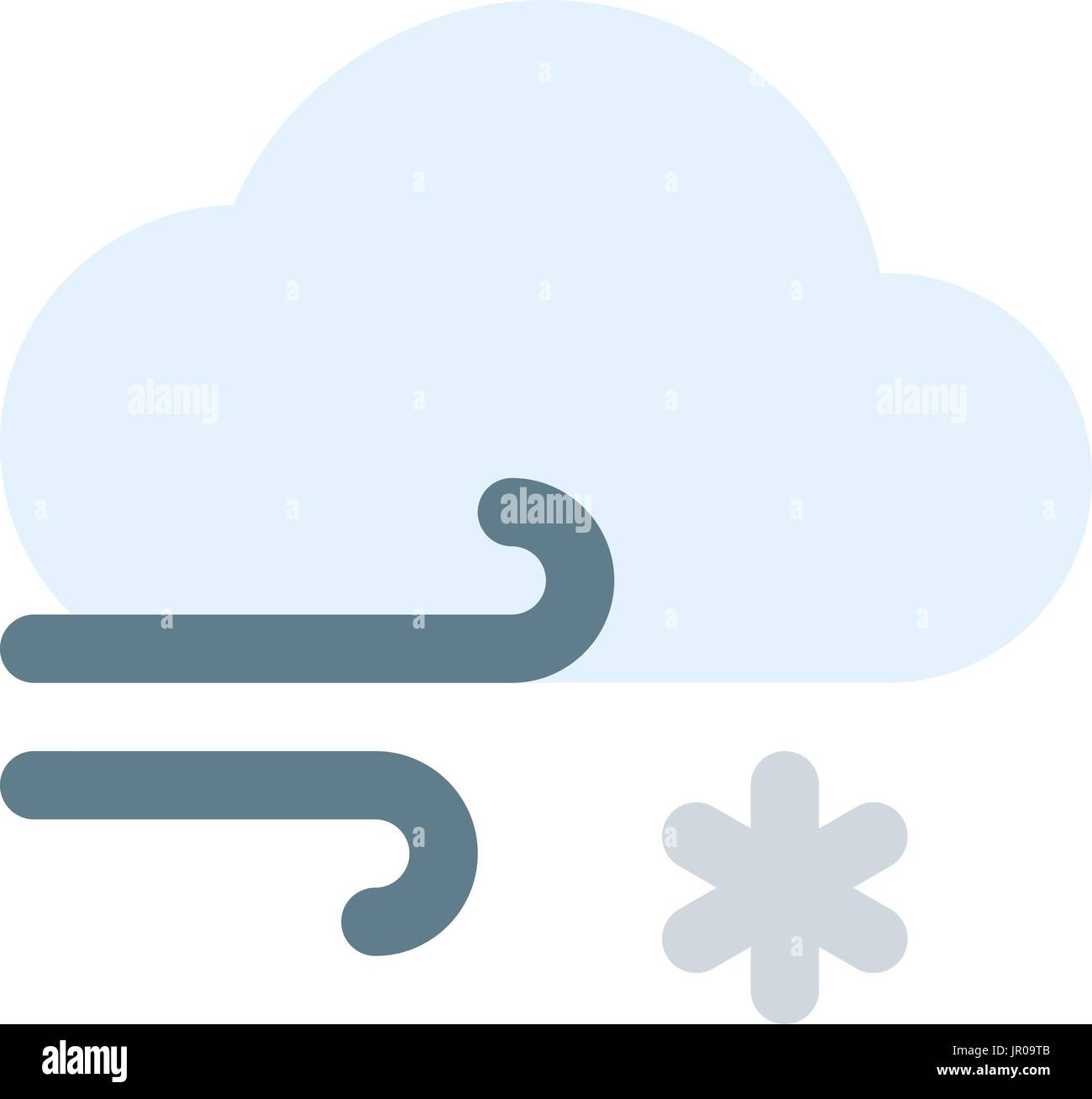 Windy stormy weather snow Stock Vector Images - Alamy