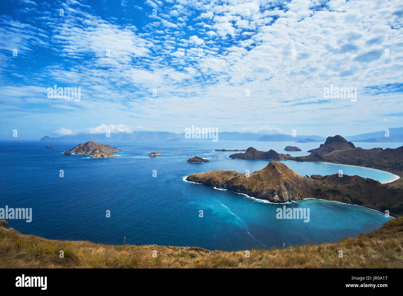 beautiful view at padar isand indonesia Stock Photo - Alamy