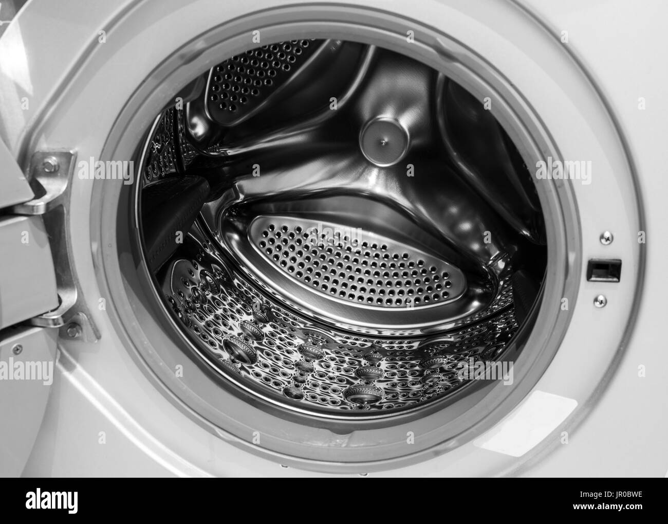 Details of the washing machine Stock Photo - Alamy