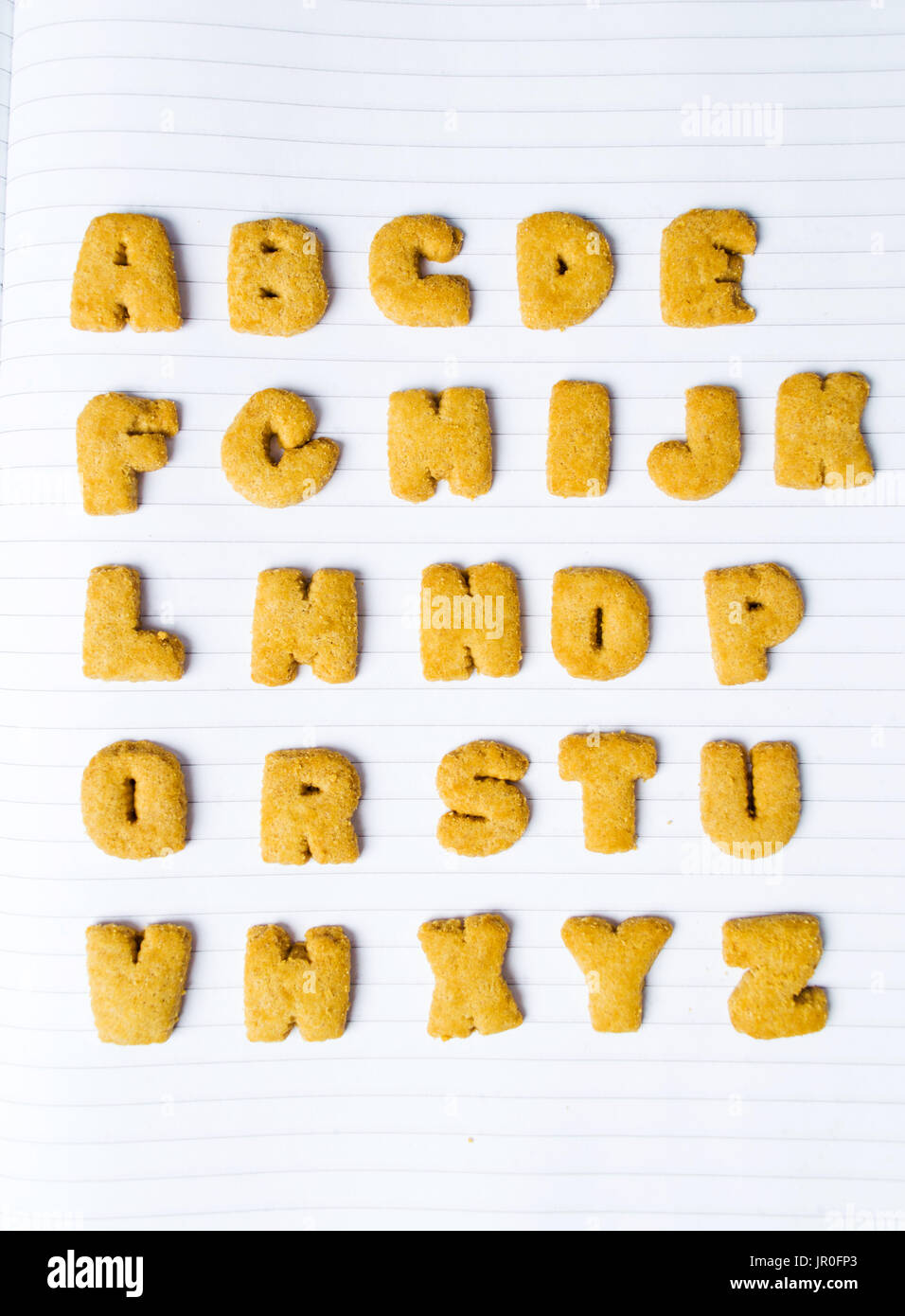 Alphabet letters cookies biscuits hi-res stock photography and images ...