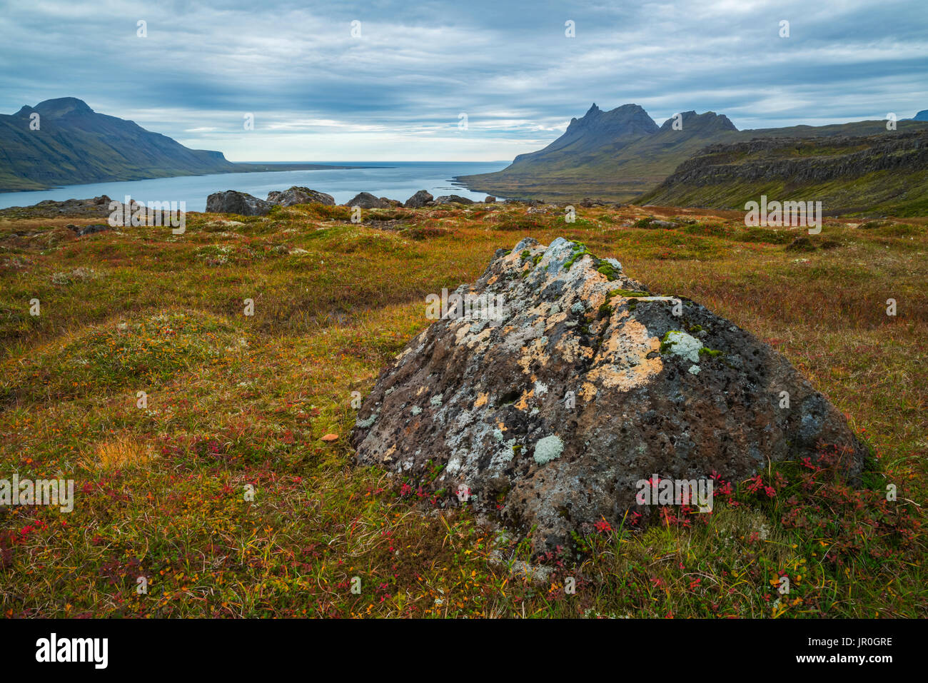 The Mountains And Coastline Of The Strandir Coast; West Fjords, Iceland ...