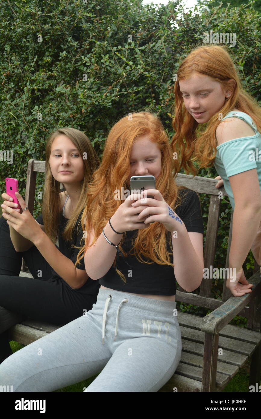 Teens messing about hi-res stock photography and images - Alamy