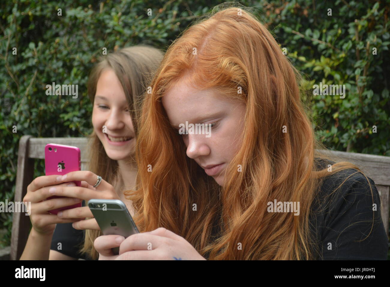 Teens messing about hi-res stock photography and images - Alamy