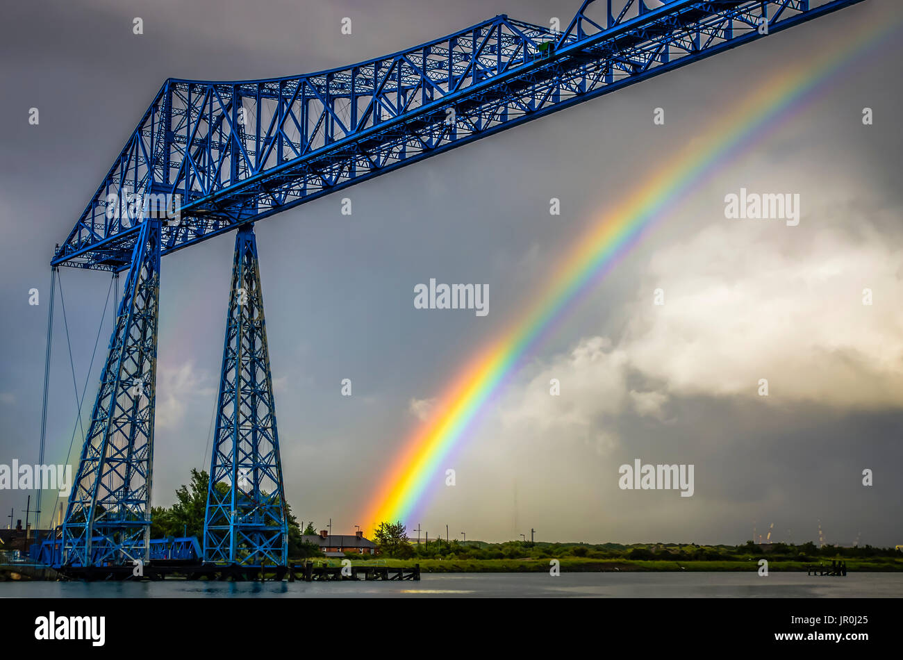 The Tees Transporter Bridge Was Built Between 1910 And 1911 And Carries ...