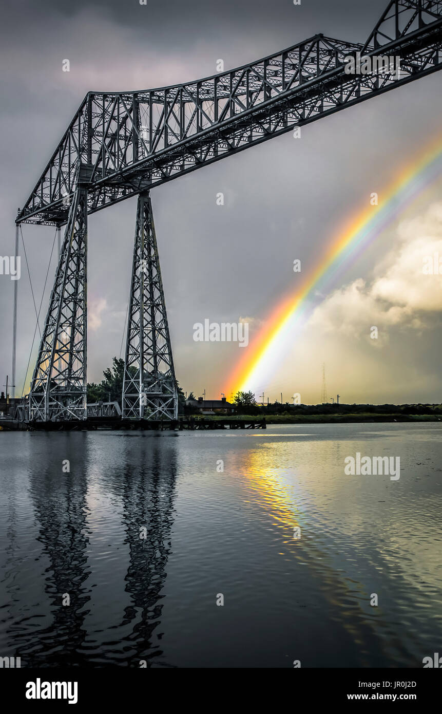 The Tees Transporter Bridge Was Built Between 1910 And 1911 And Carries ...