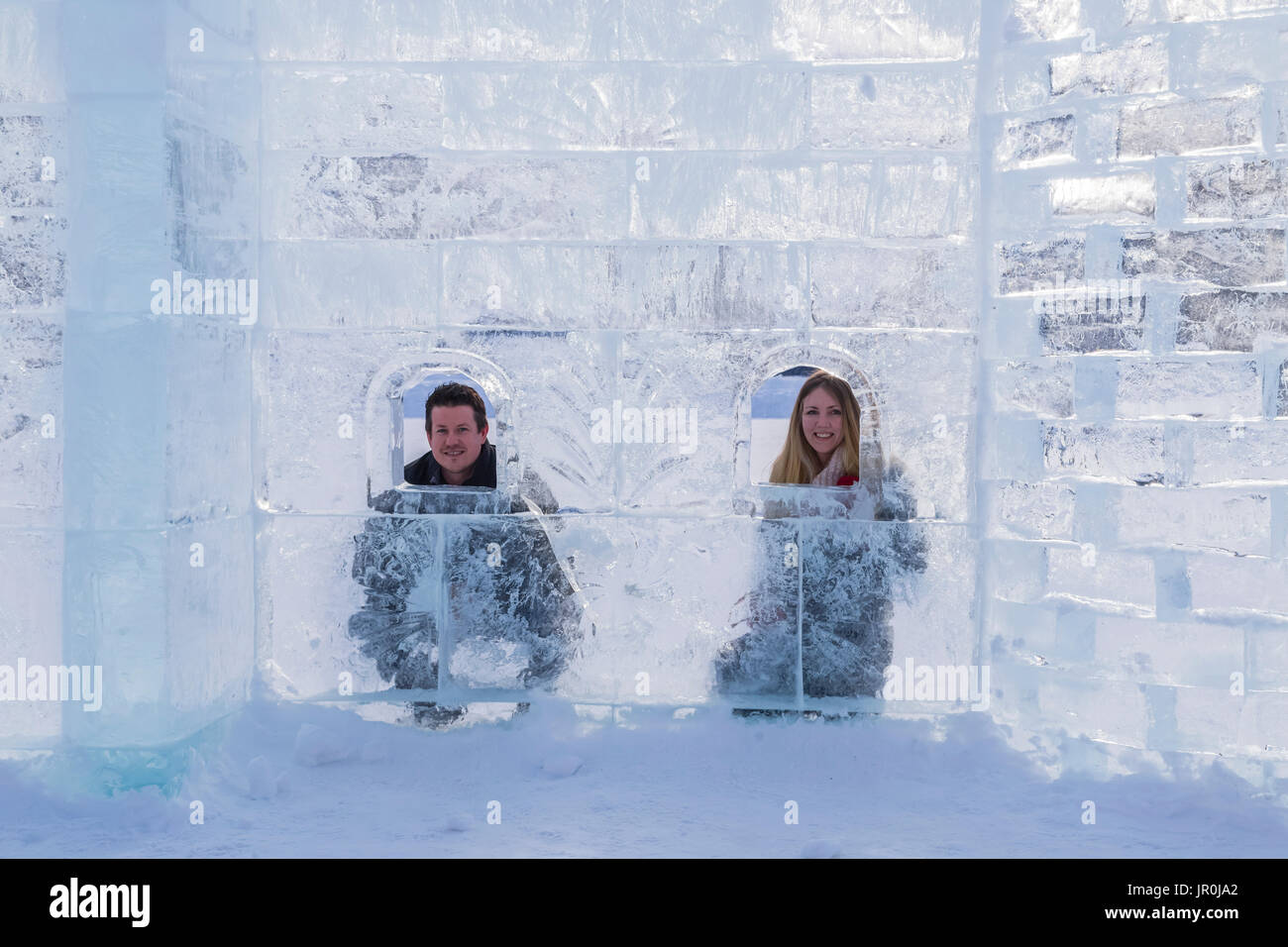 Ice castle lake louise banff hi-res stock photography and images - Alamy
