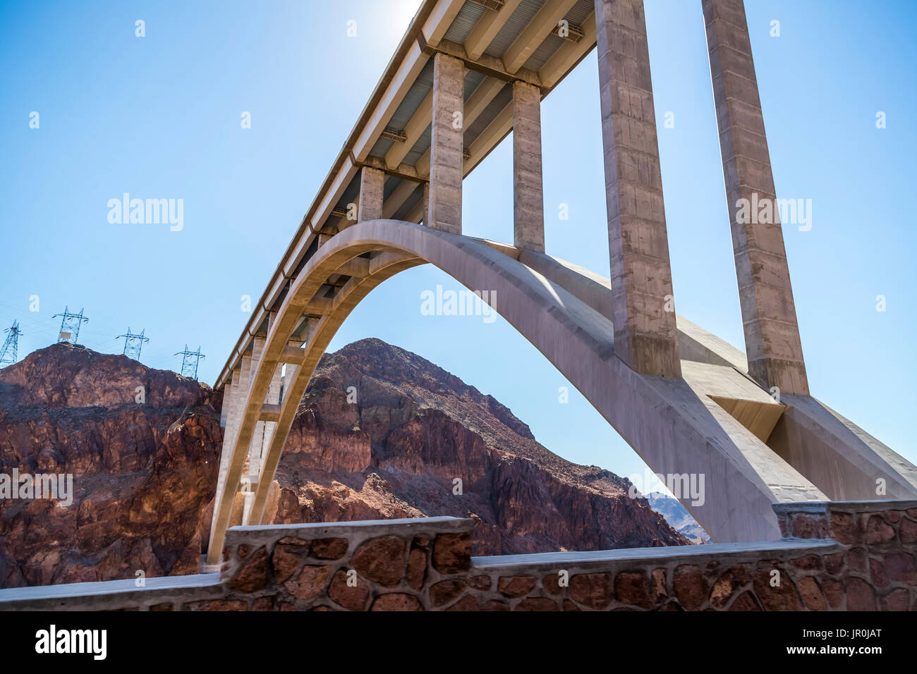 A View From Beneath The Mike O'callaghan-Pat Tillman Memorial Bridge ...