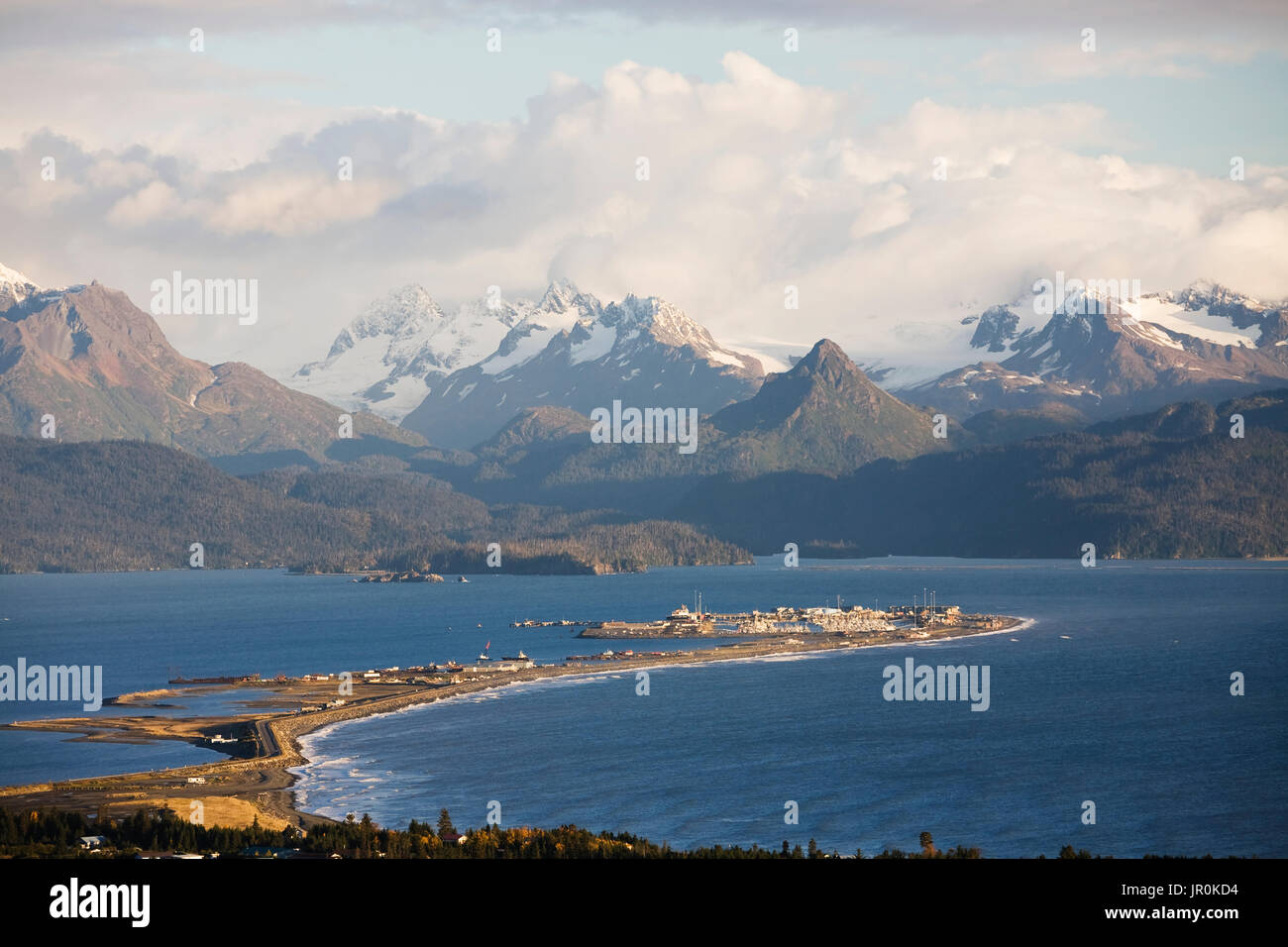 Homer Spit, Kenai Peninsula; Homer, Alaska, United States Of America ...