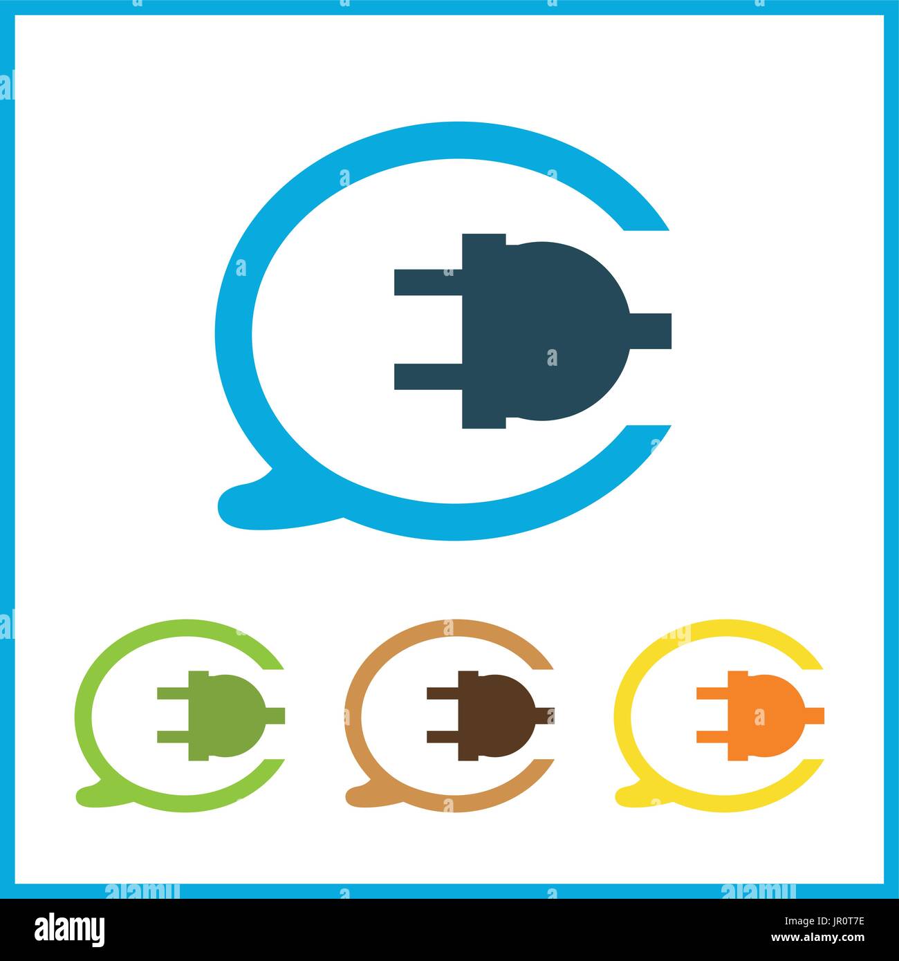 Wire Socket And Electric Plug Vector Design Stock Vector Image And Art