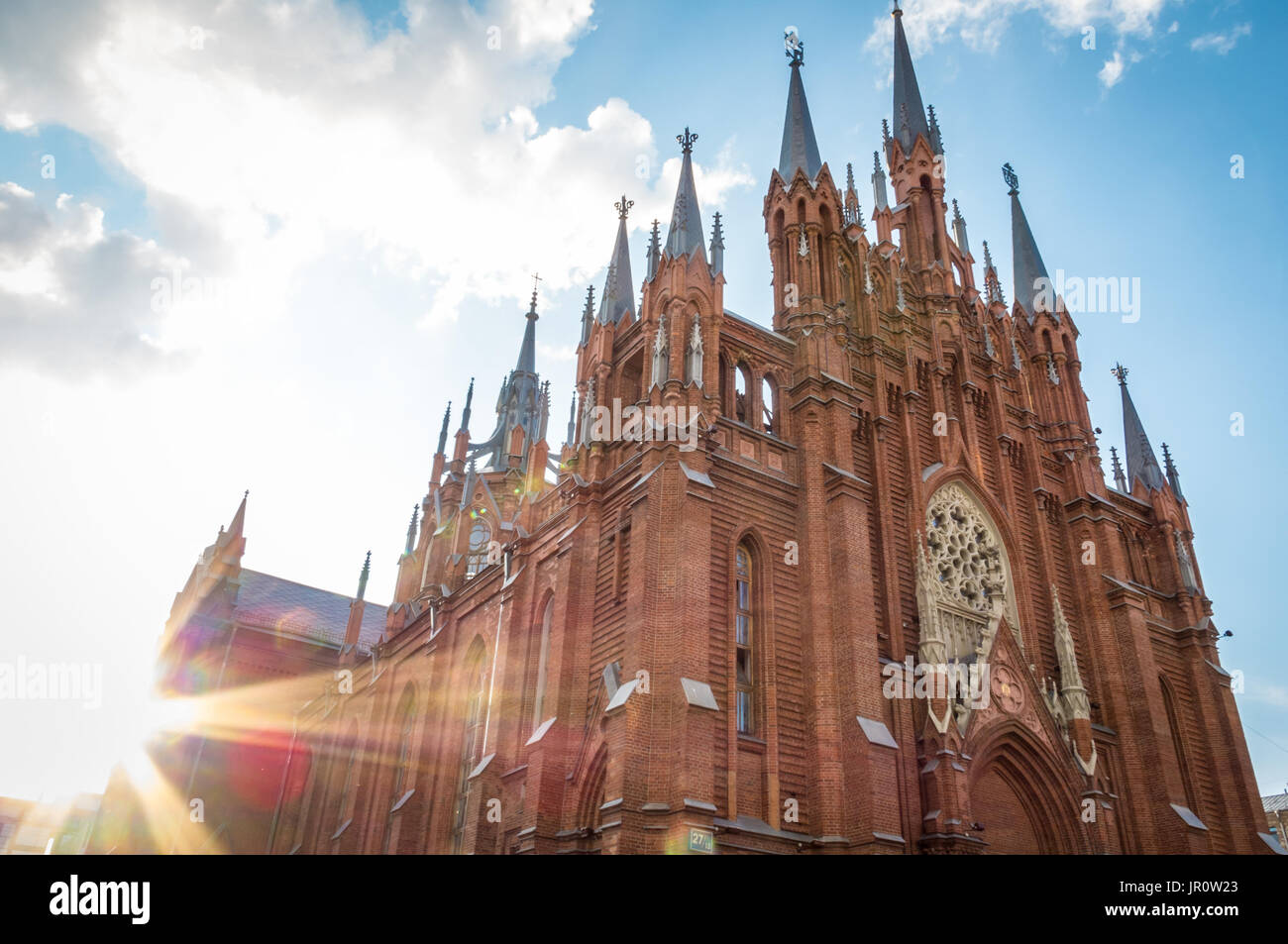 Neo gothic arched windows hi-res stock photography and images - Alamy